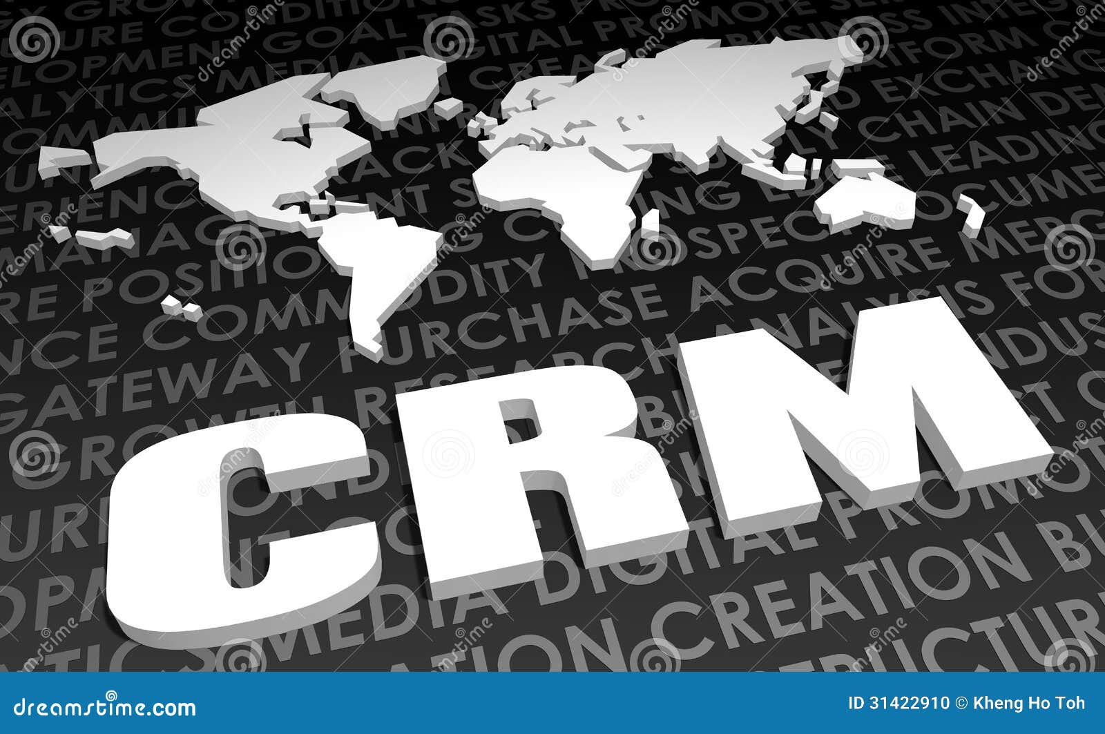 CRM stock illustration. Illustration of international - 31422910