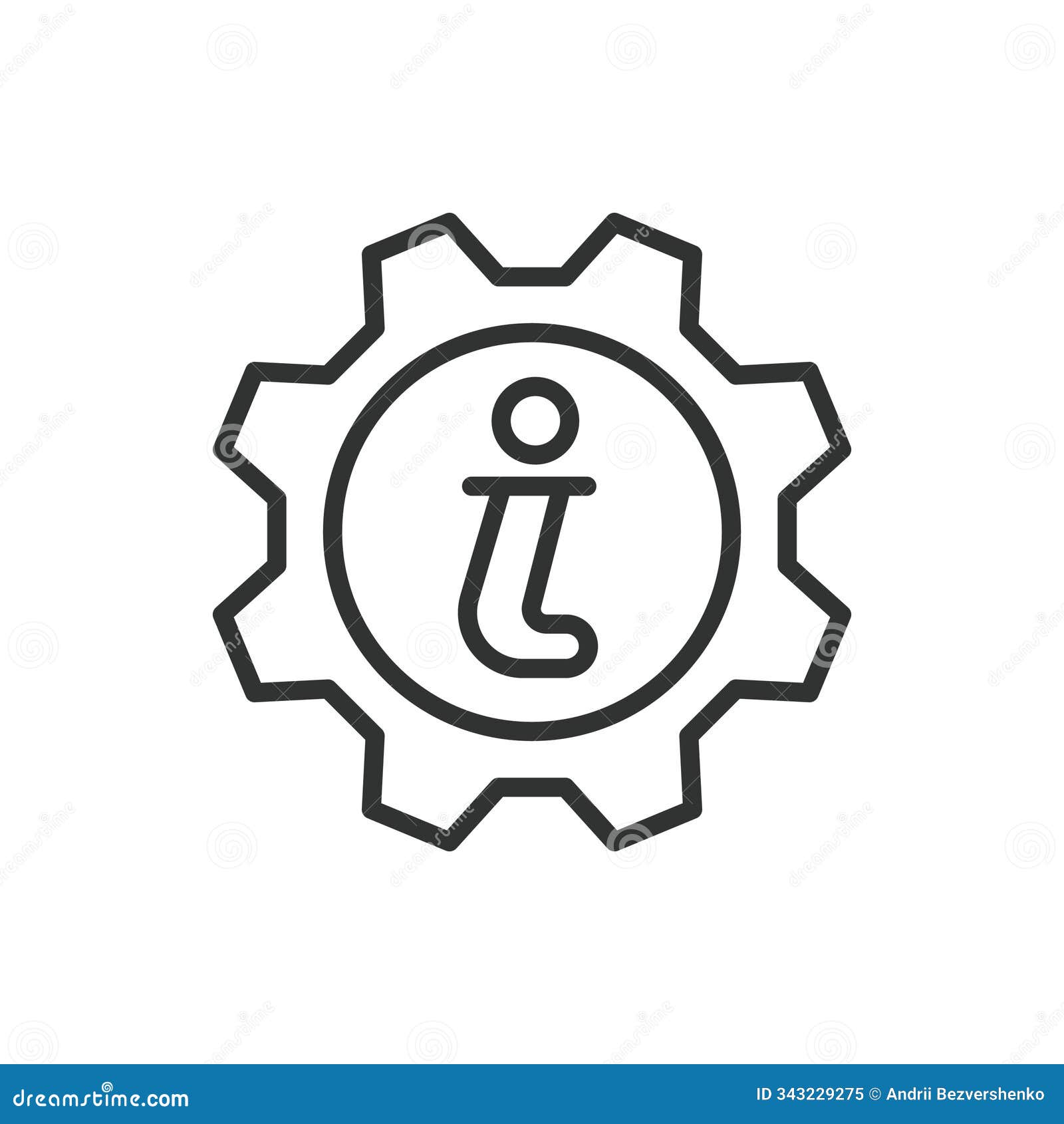 CRM Information System Icon in Line Design. Information, Customer ...