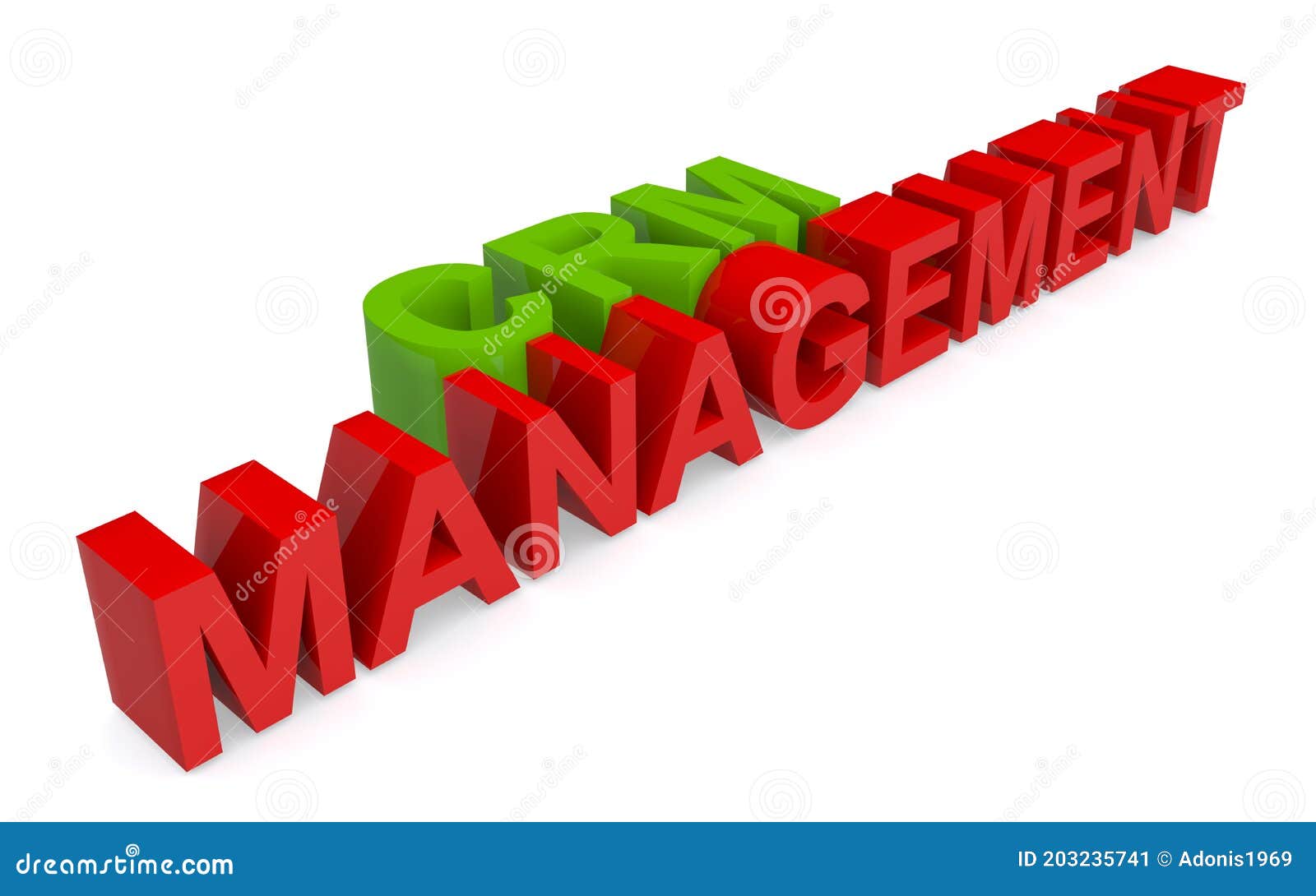 Crm management on white stock illustration. Illustration of cyberspace ...