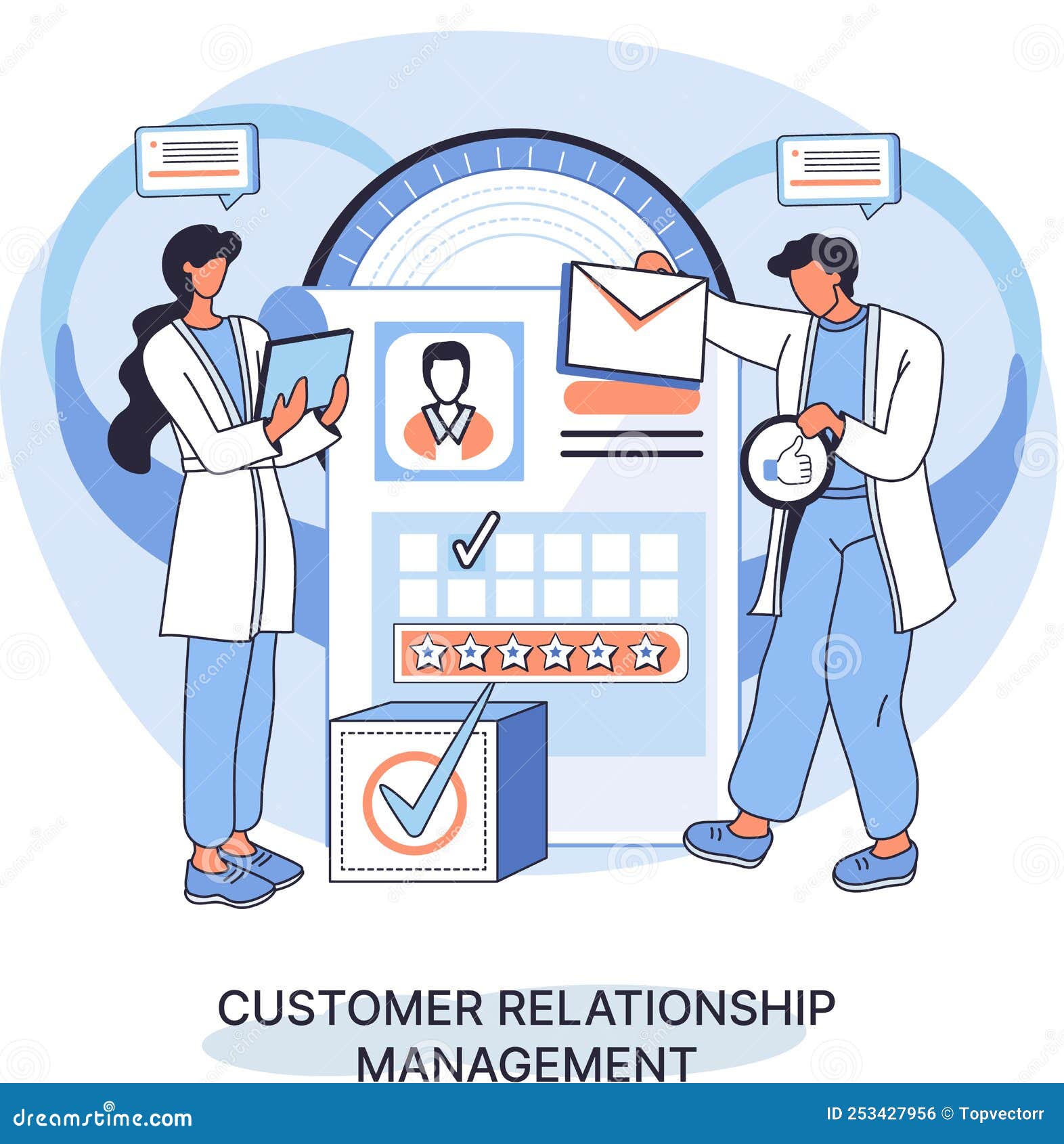 CRM Metaphor. Customer Relationship Management. Application Software ...