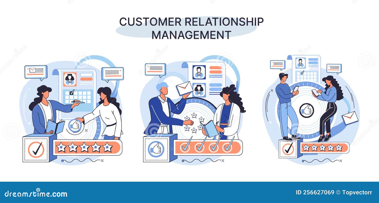 CRM Metaphor. Customer Relationship Management. Application Software ...