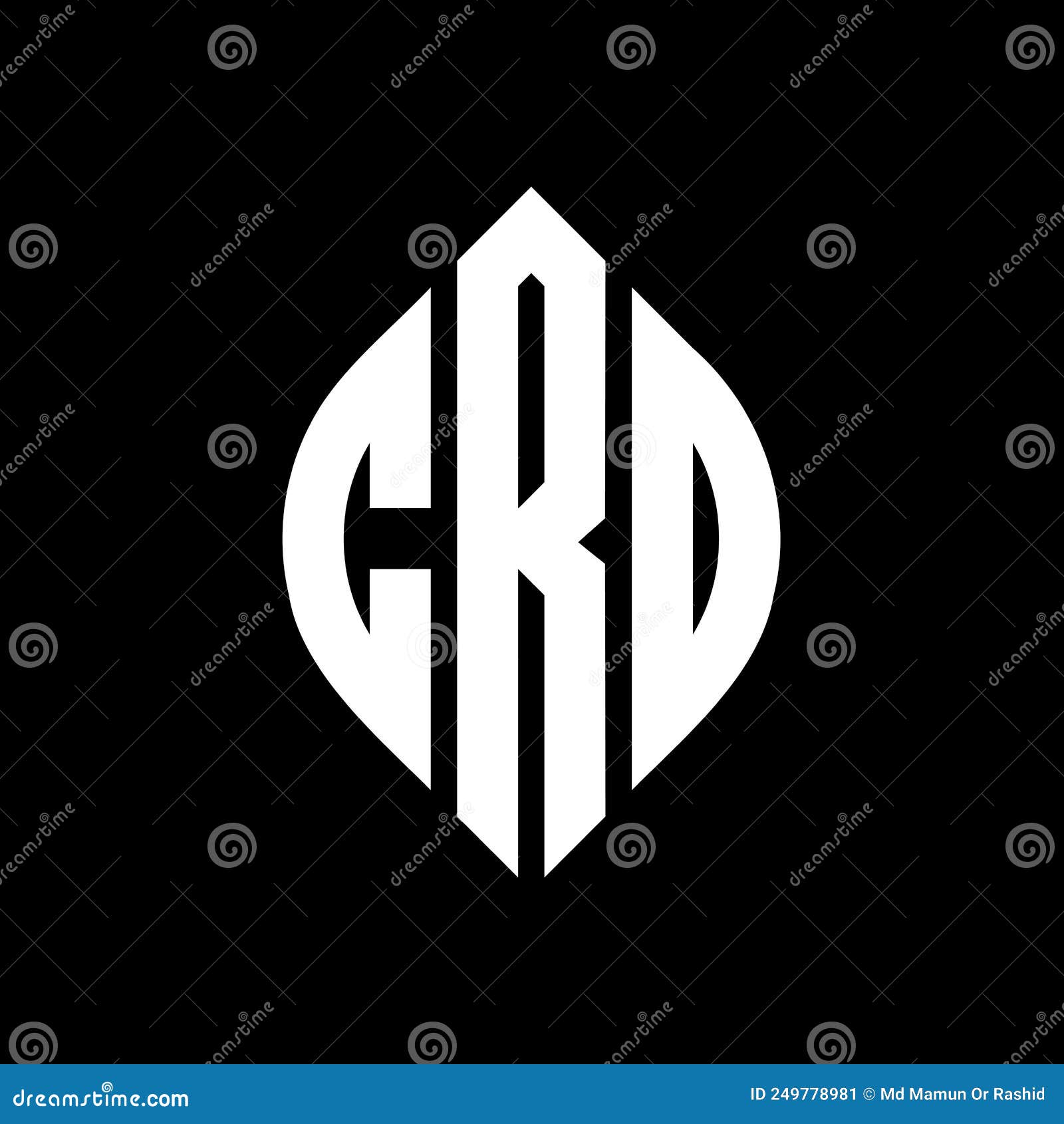 CRO Circle Letter Logo Design with Circle and Ellipse Shape. CRO ...
