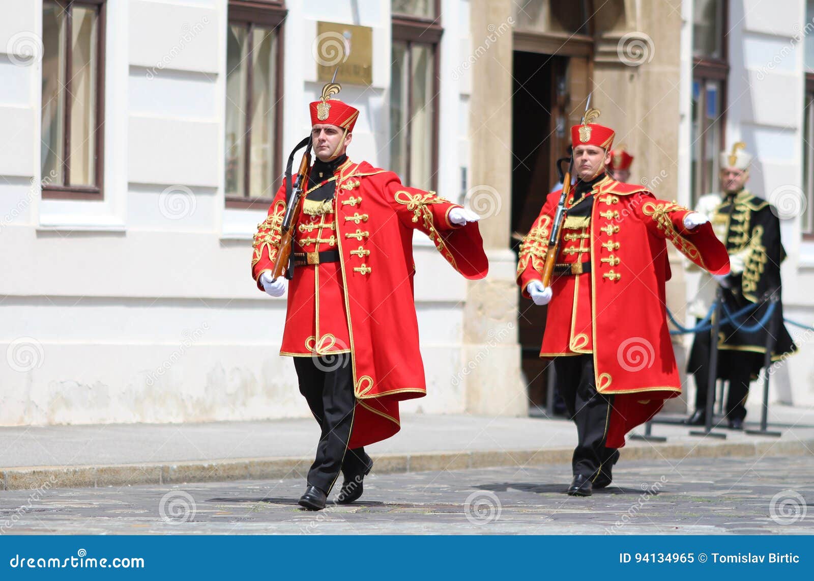 Croatia / Honor Guard Battalion Editorial Image - Image of marching ...