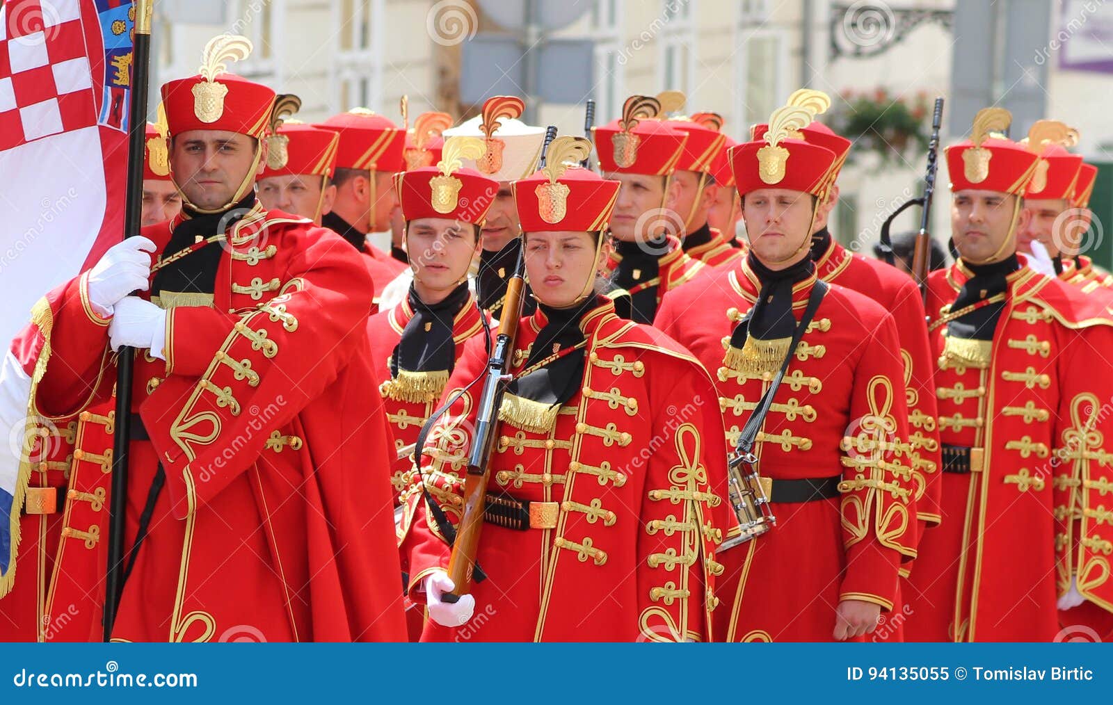 Croatia / Honor Guard Battalion Editorial Image - Image of battalion ...