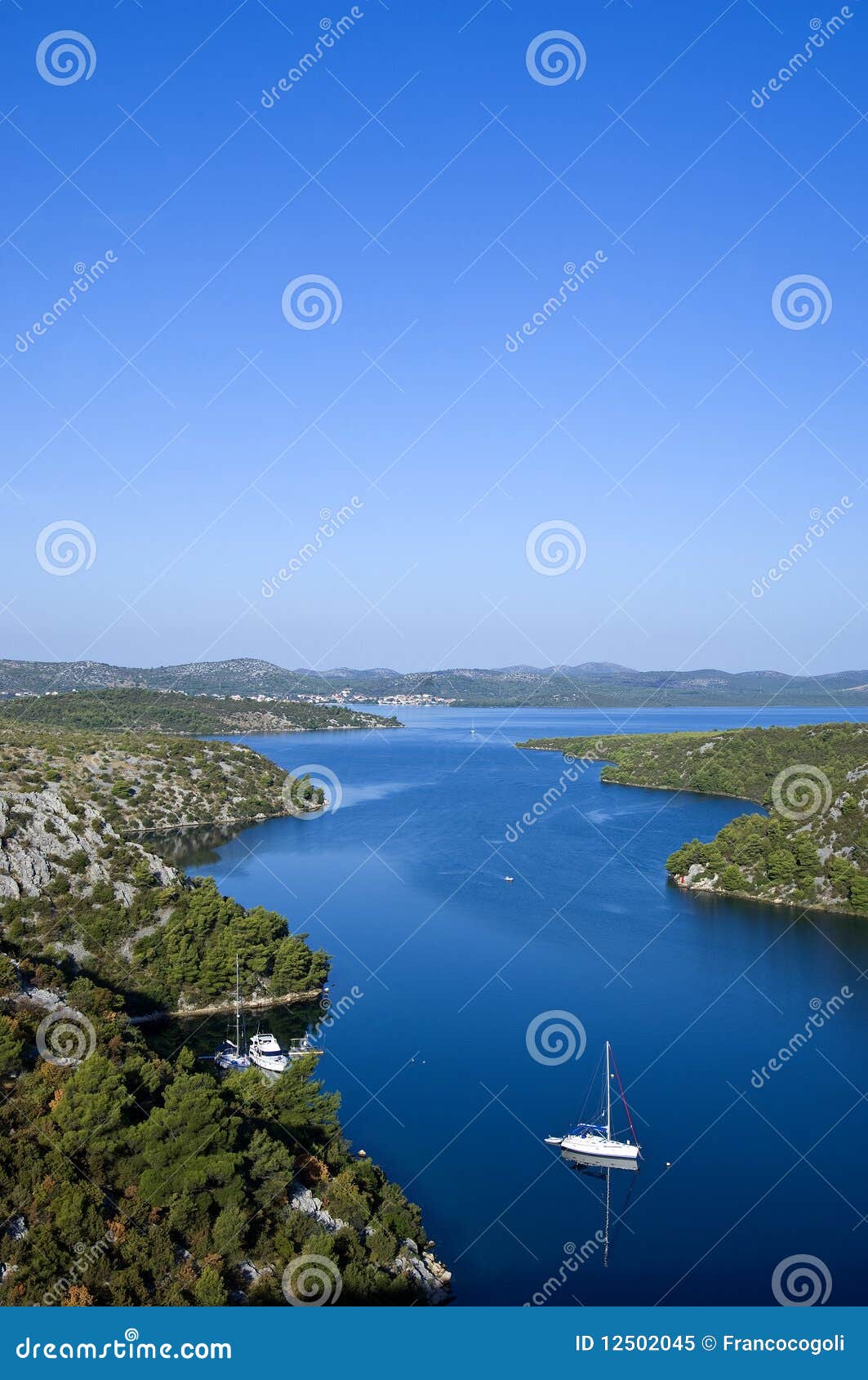 Croatia - the Krka river stock image. Image of croatia - 12502045