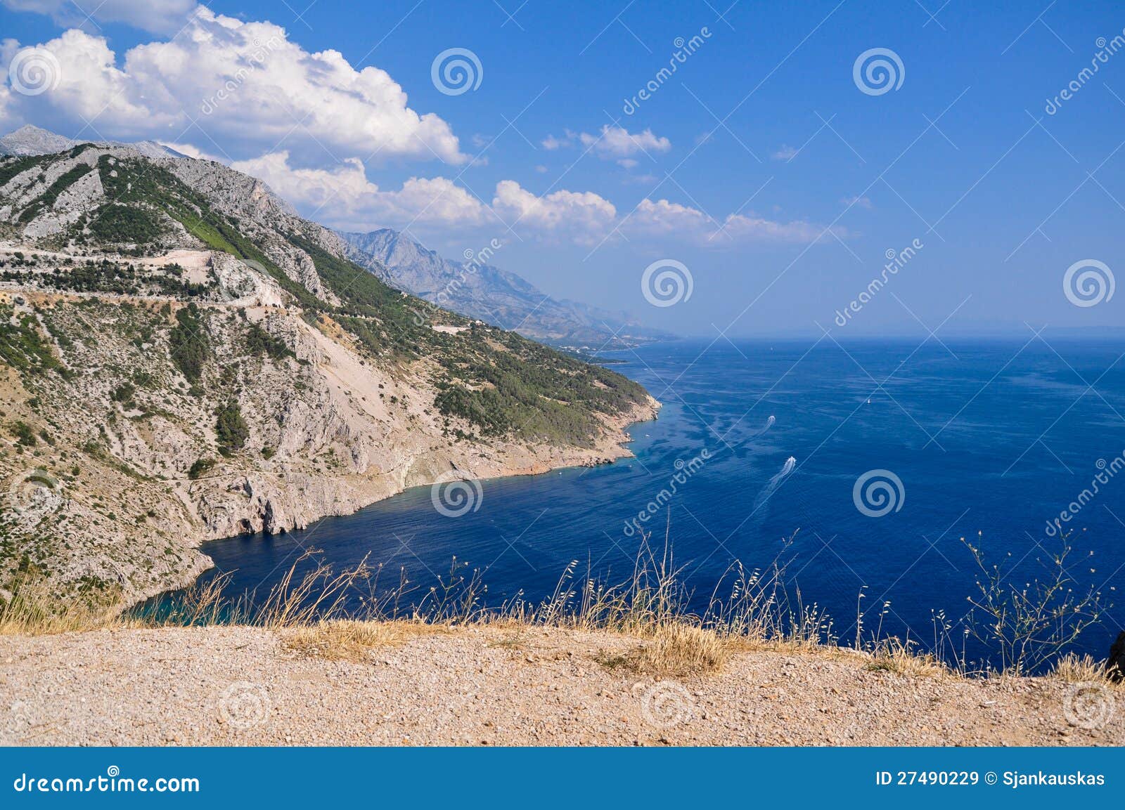 Croatia landscape stock image. Image of clear, croatia - 27490229