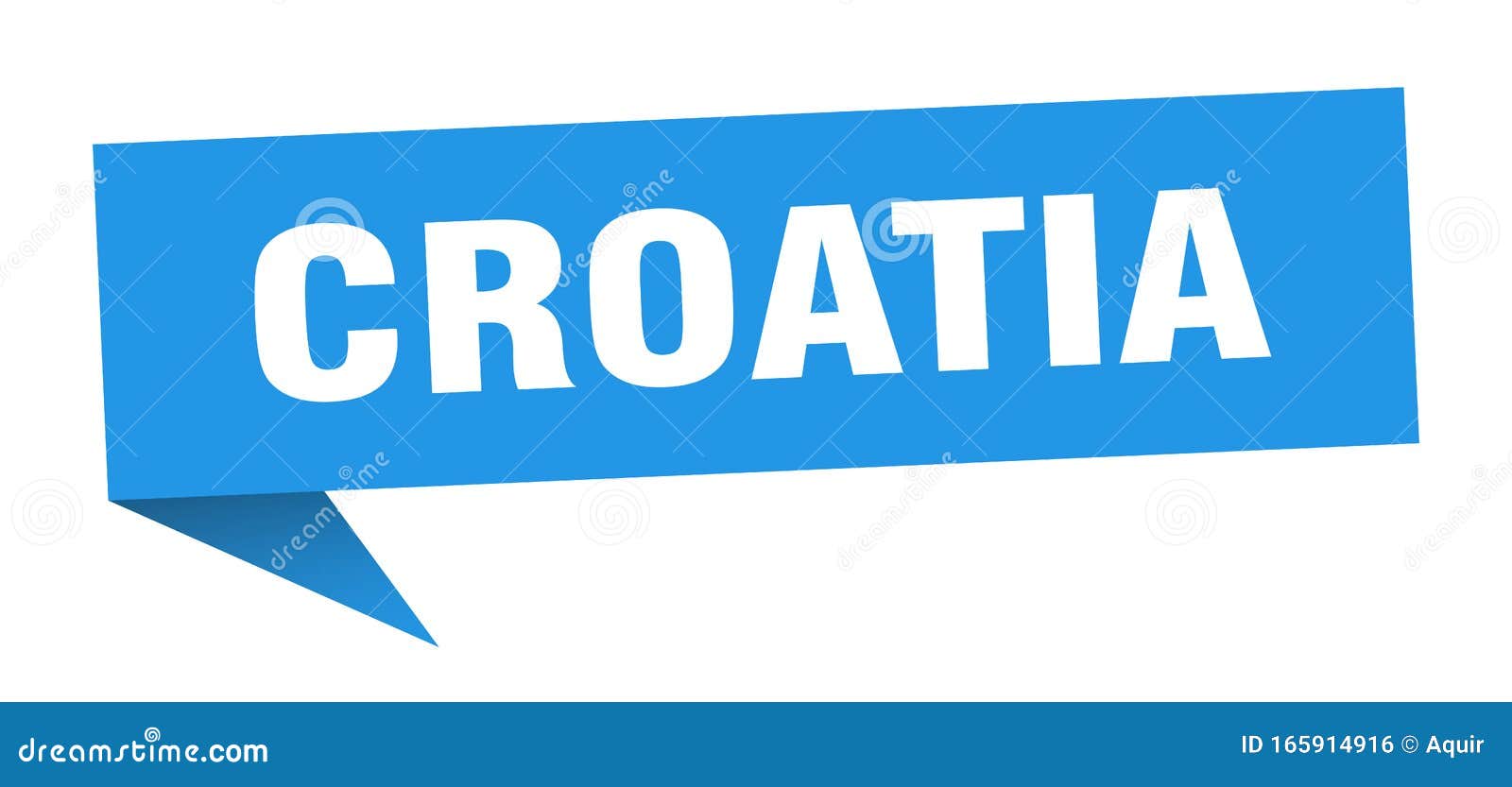 Croatia Sticker. Croatia Signpost Pointer Sign Stock Vector ...