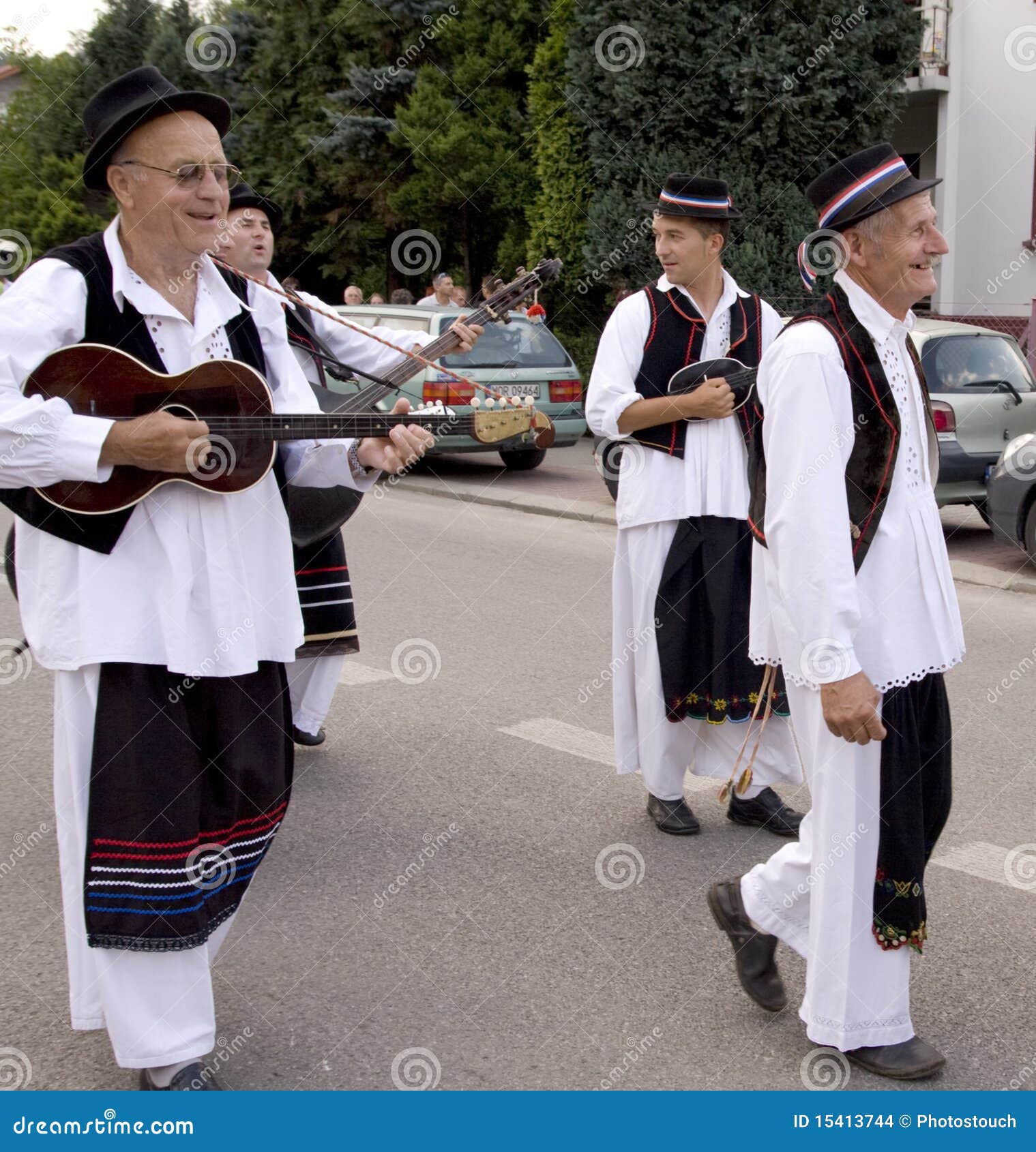 Croatia Traditional Folk Group Editorial Stock Image - Image of eastern ...