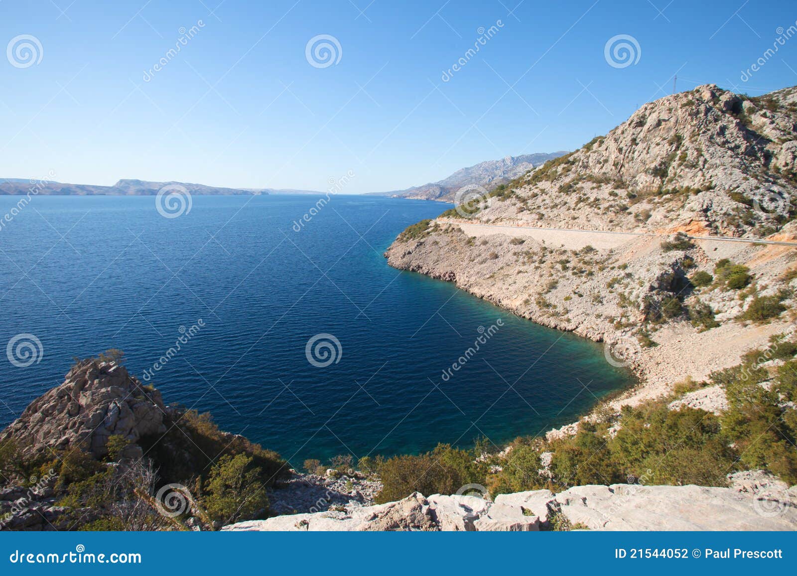 Croatian coastline stock photo. Image of croatia, europe - 21544052