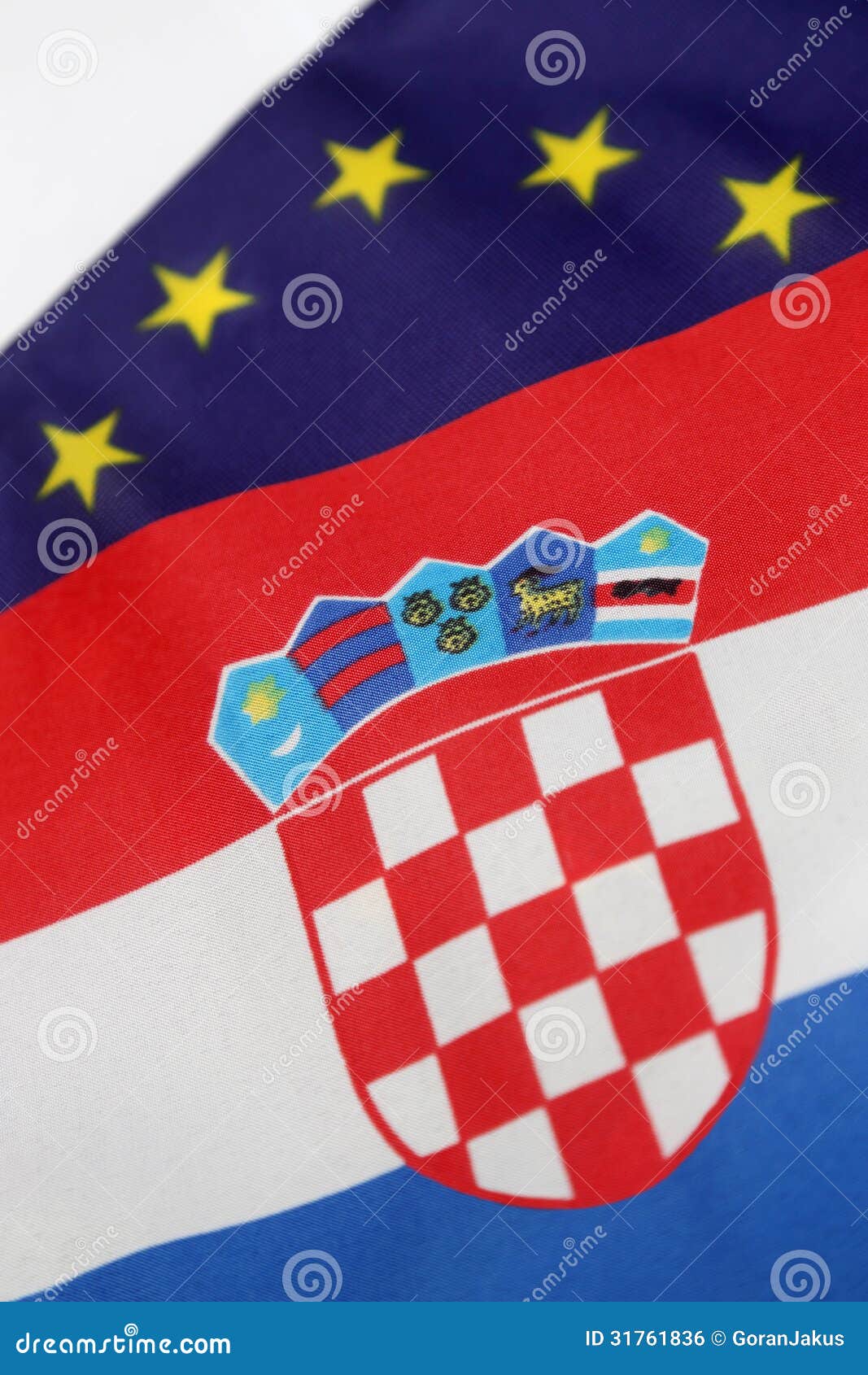 Croatian coat of arms stock photo. Image of white, flag - 31761836