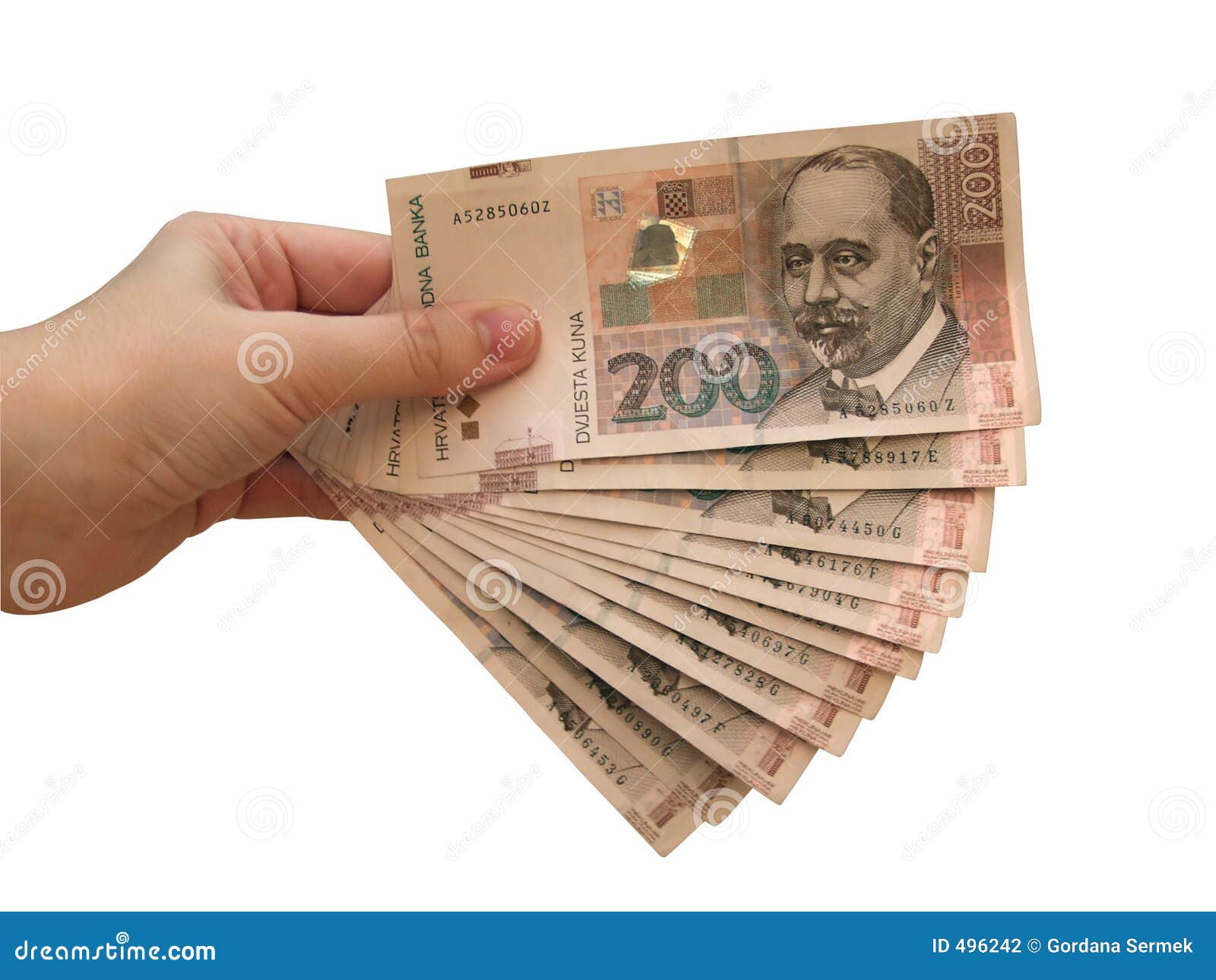Croatian currency stock photo. Image of adriatic, bank - 496242