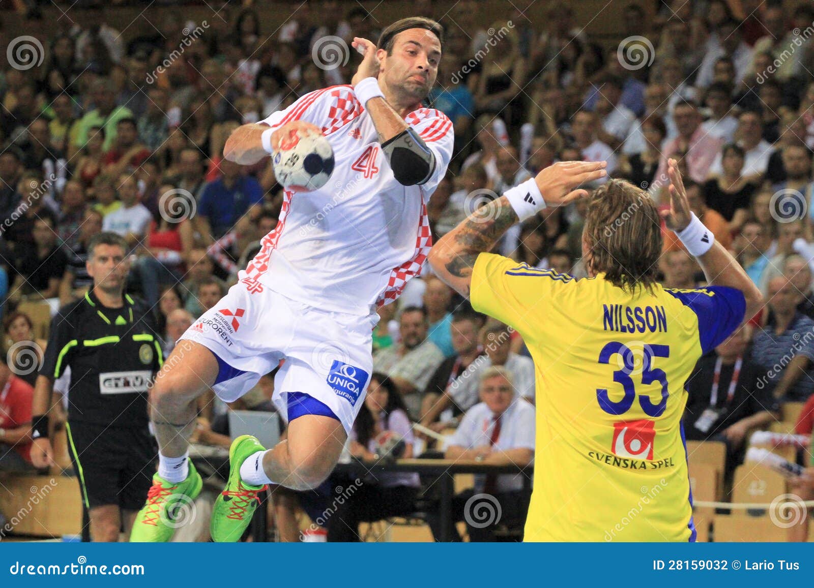 Croatian Handball Player Ivano Ballic Editorial Photography - Image of ...