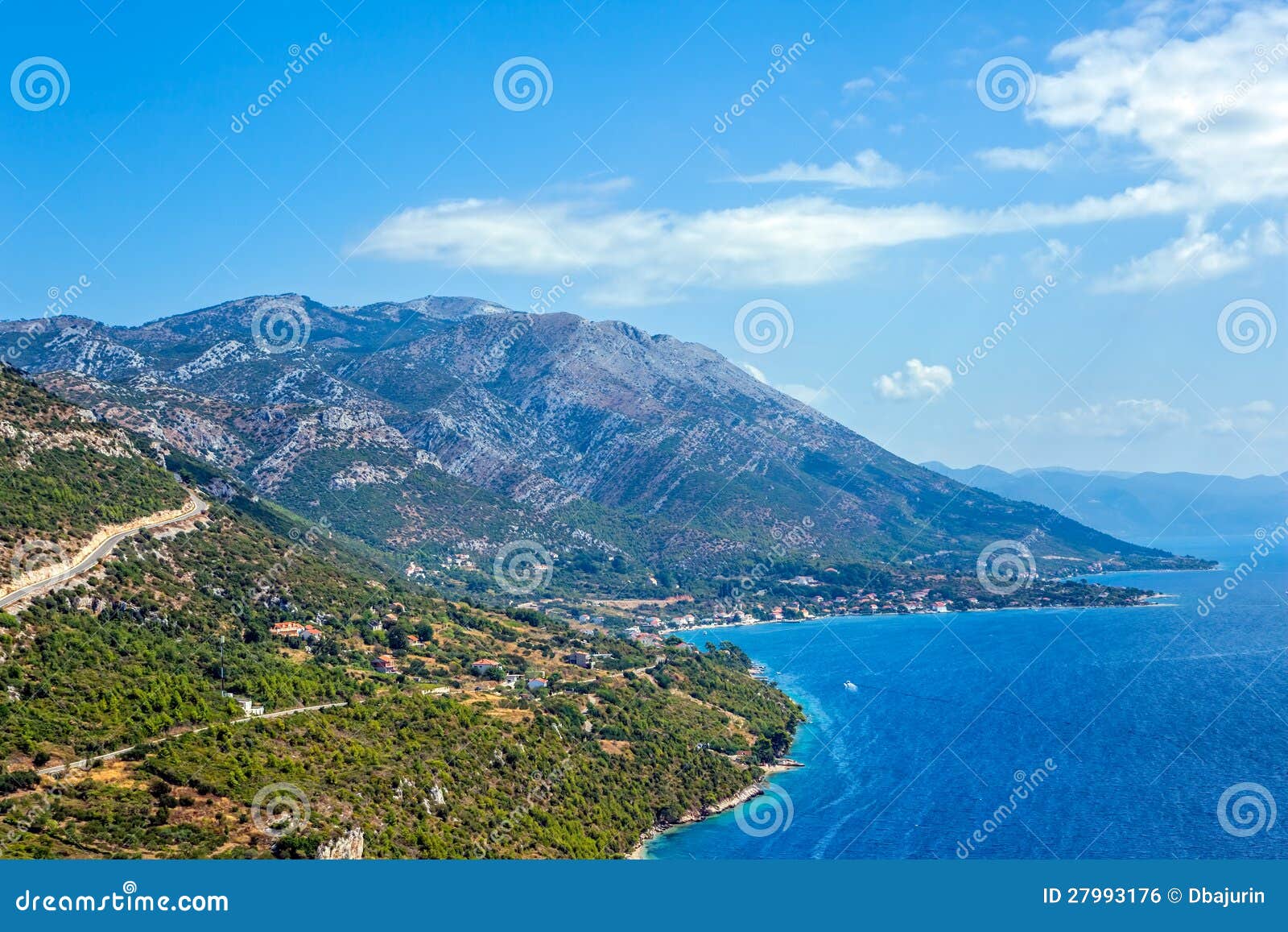 Croatian landscape stock photo. Image of macchia, summer - 27993176