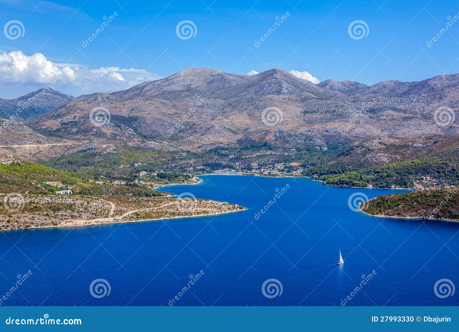 Croatian landscape stock photo. Image of destination - 27993330
