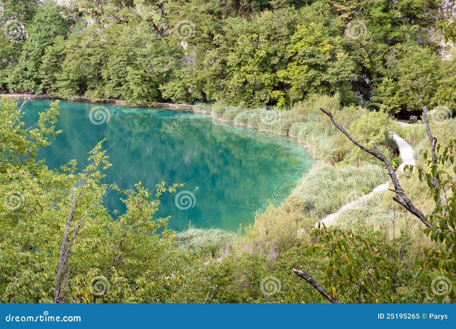 Croatian Landscape - Plitvice National Park. Stock Image - Image of ...