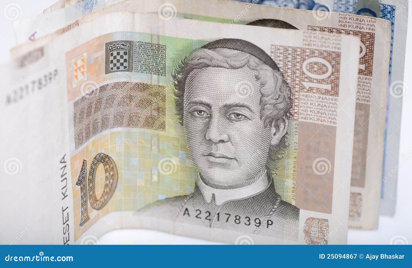 Croatian money stock image. Image of tender, metal, note - 25094867