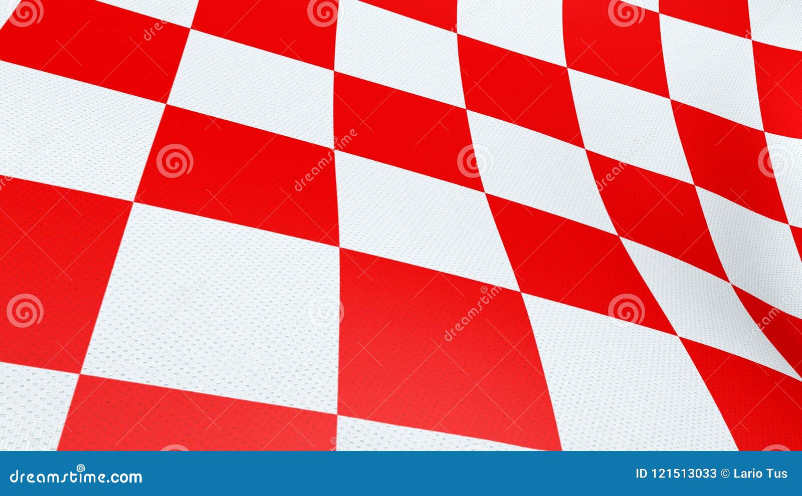 Croatian Red and White Check Board Waving Flag Stock Illustration ...