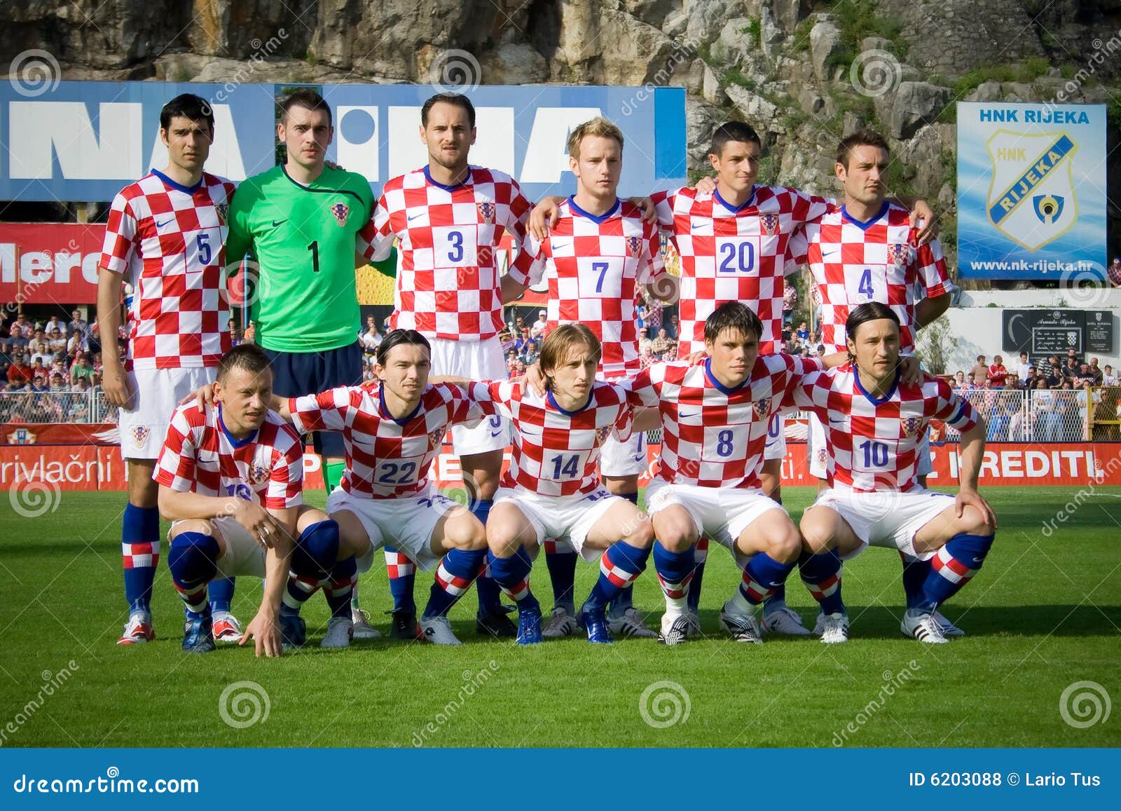 Croatian soccer selection editorial stock photo. Image of penalty - 6203088