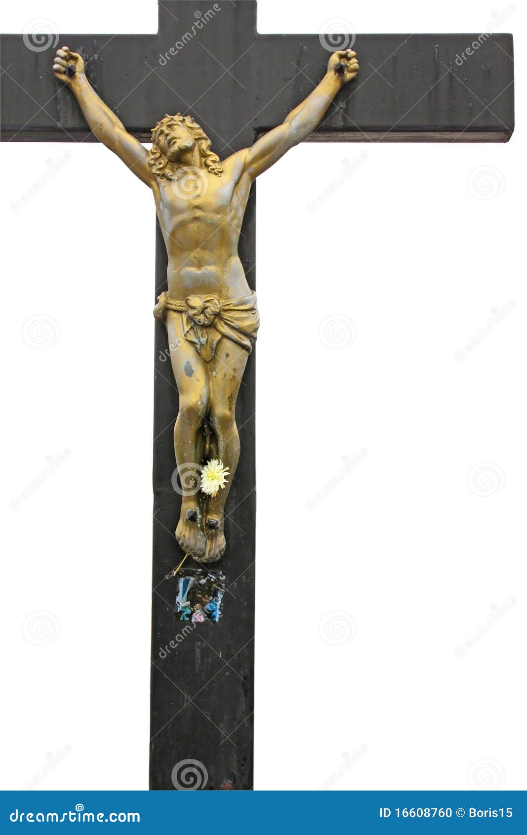 Croce fotografia stock. Immagine di cielo, statua, crocifisso - 16608760