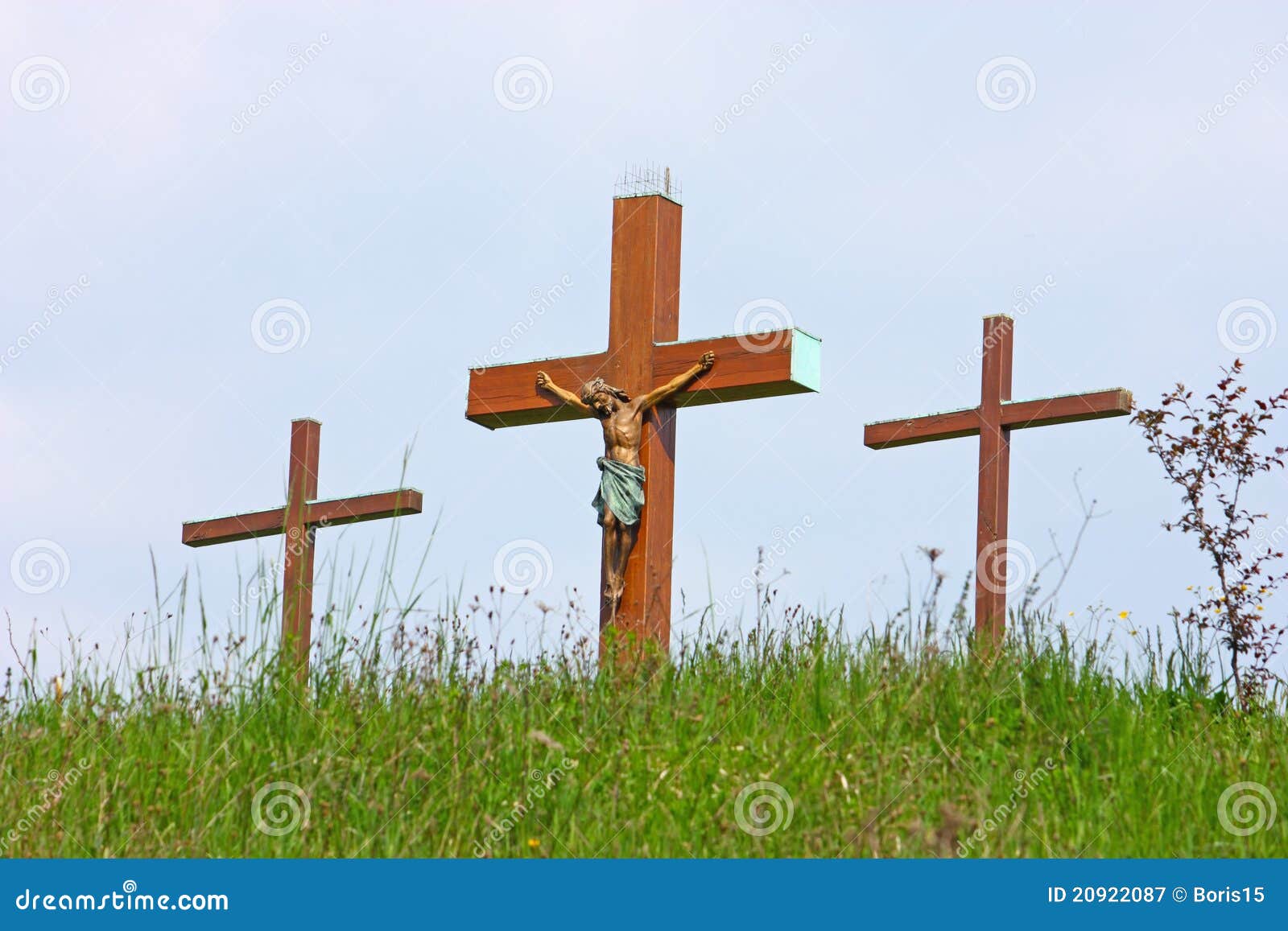 Croce di Gesù Cristo immagine stock. Immagine di cattolico - 20922087