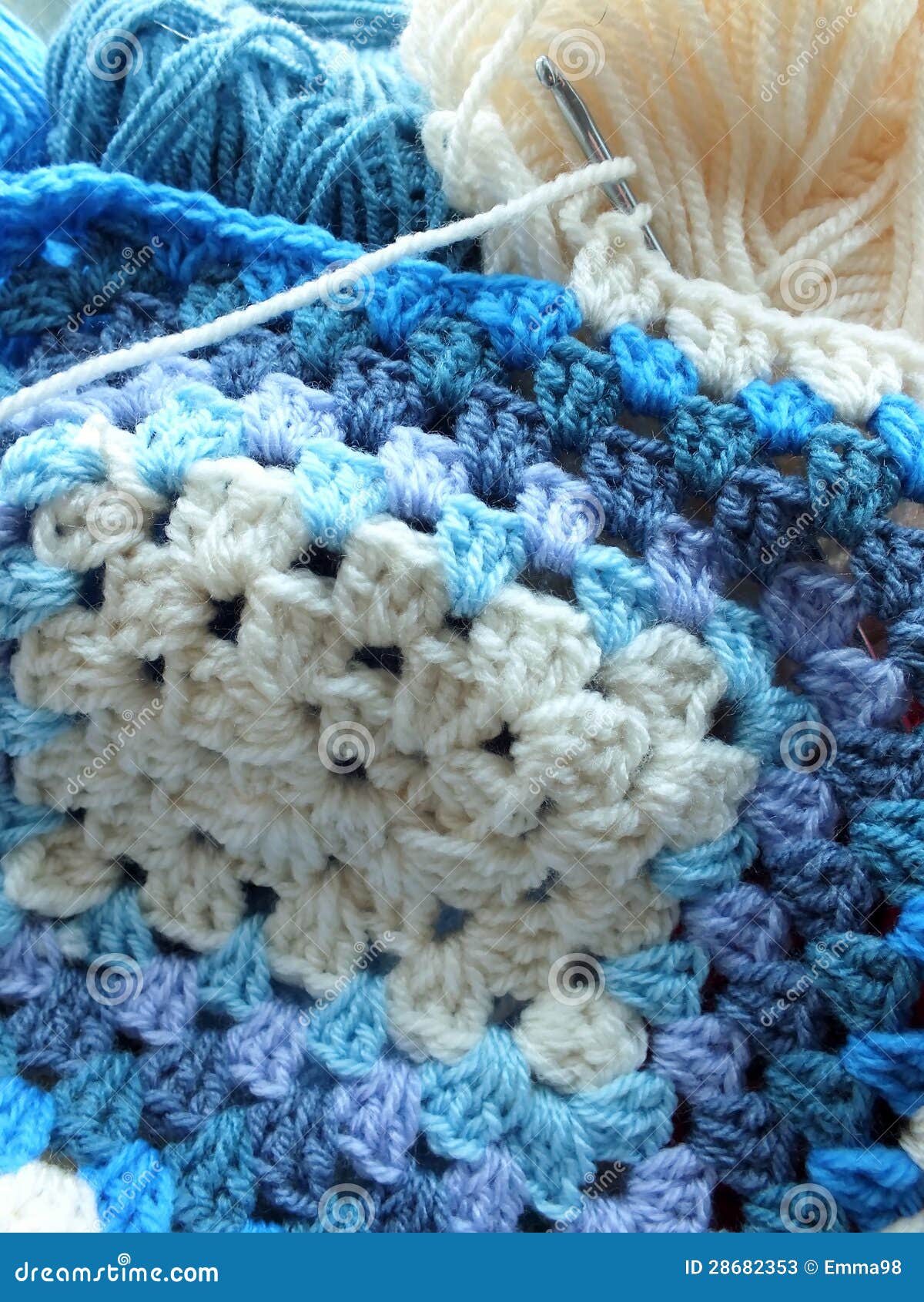 Crochet In Blue Picture. Image: 28682353