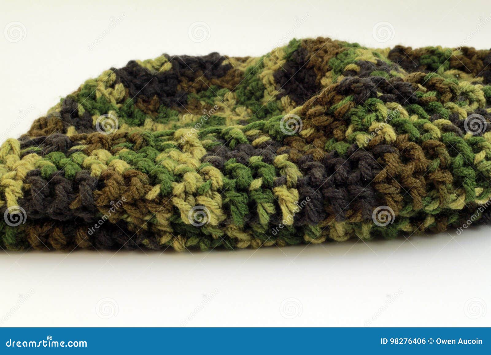 Crochet Camo Skull Cap stock photo. Image of crochet - 98276406