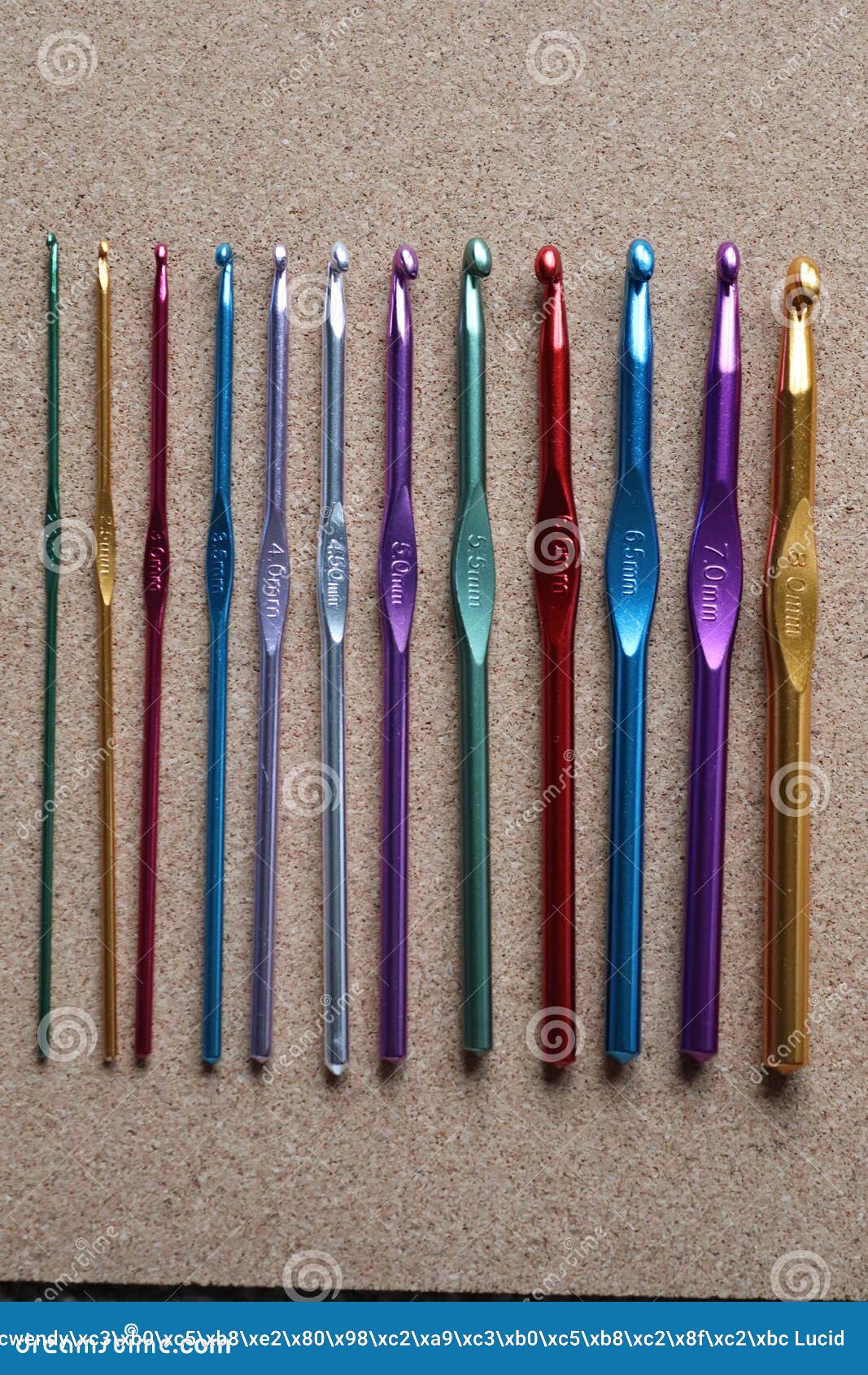 Crochet Hooks for Beautiful Design of Crafts Stock Image - Image of ...