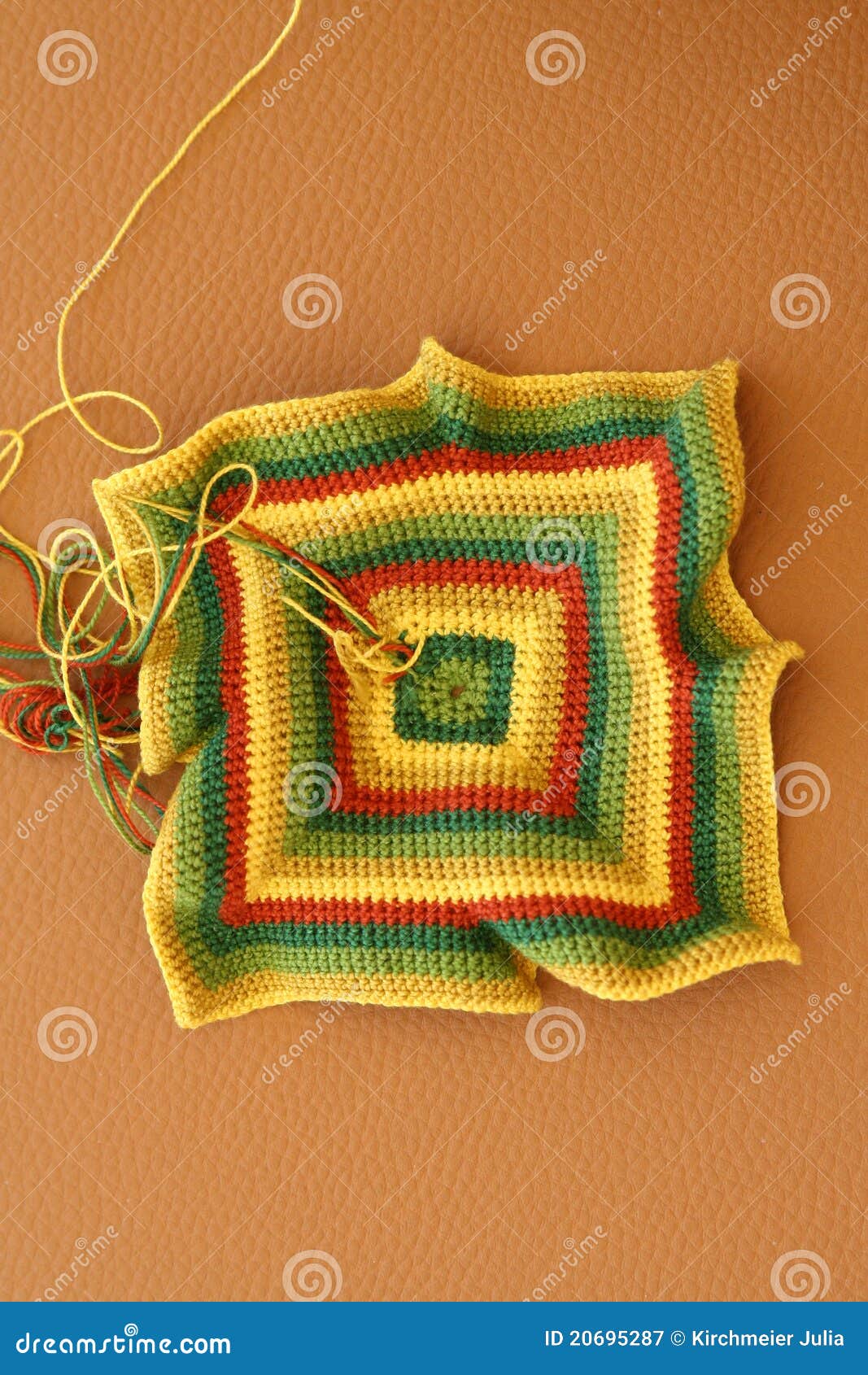 Crochet Pattern, A Close Up Of A Simple Colorful Knitting Pattern For ...
