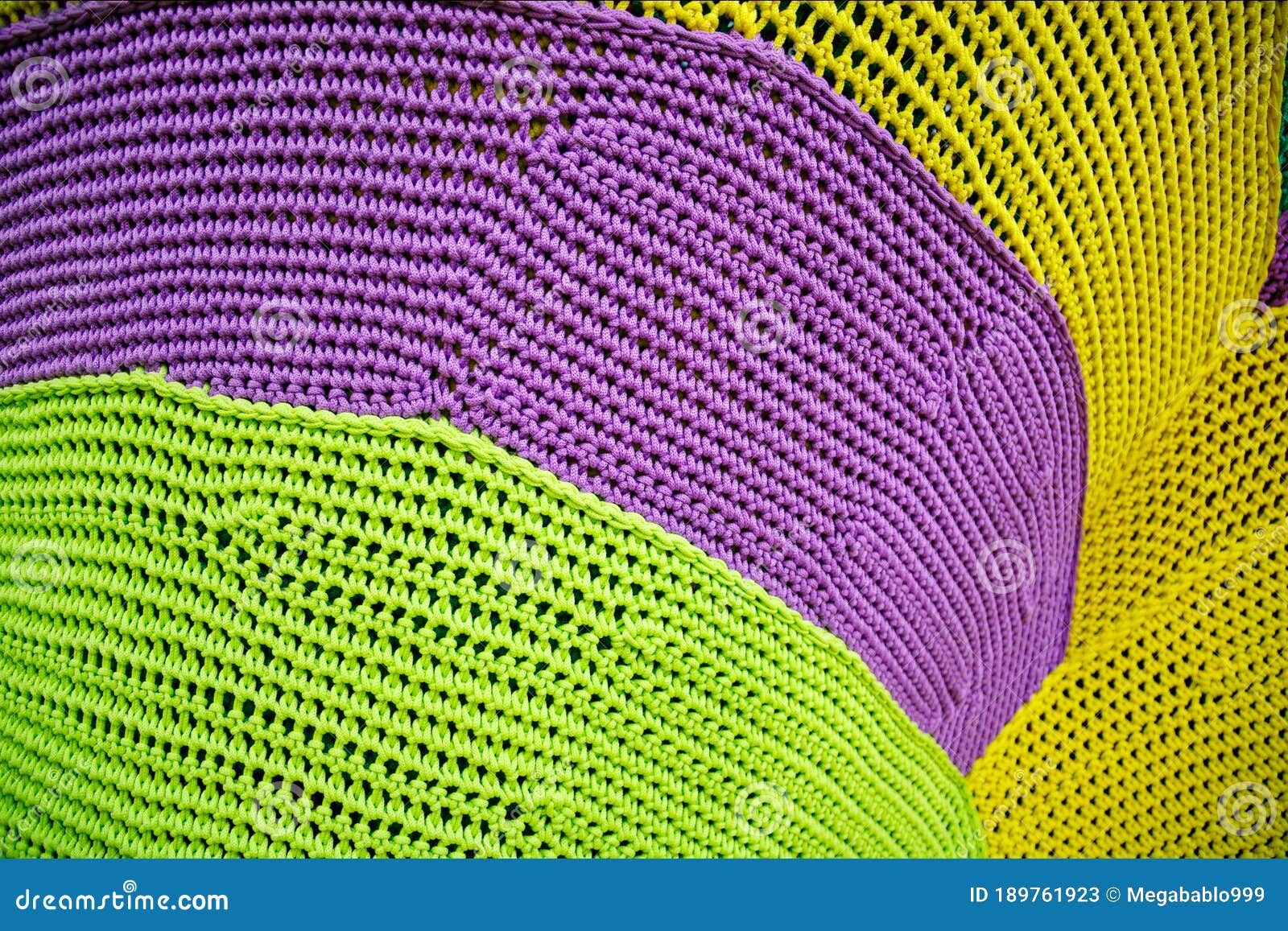 Crochet Pattern, A Close Up Of A Simple Colorful Knitting Pattern For ...