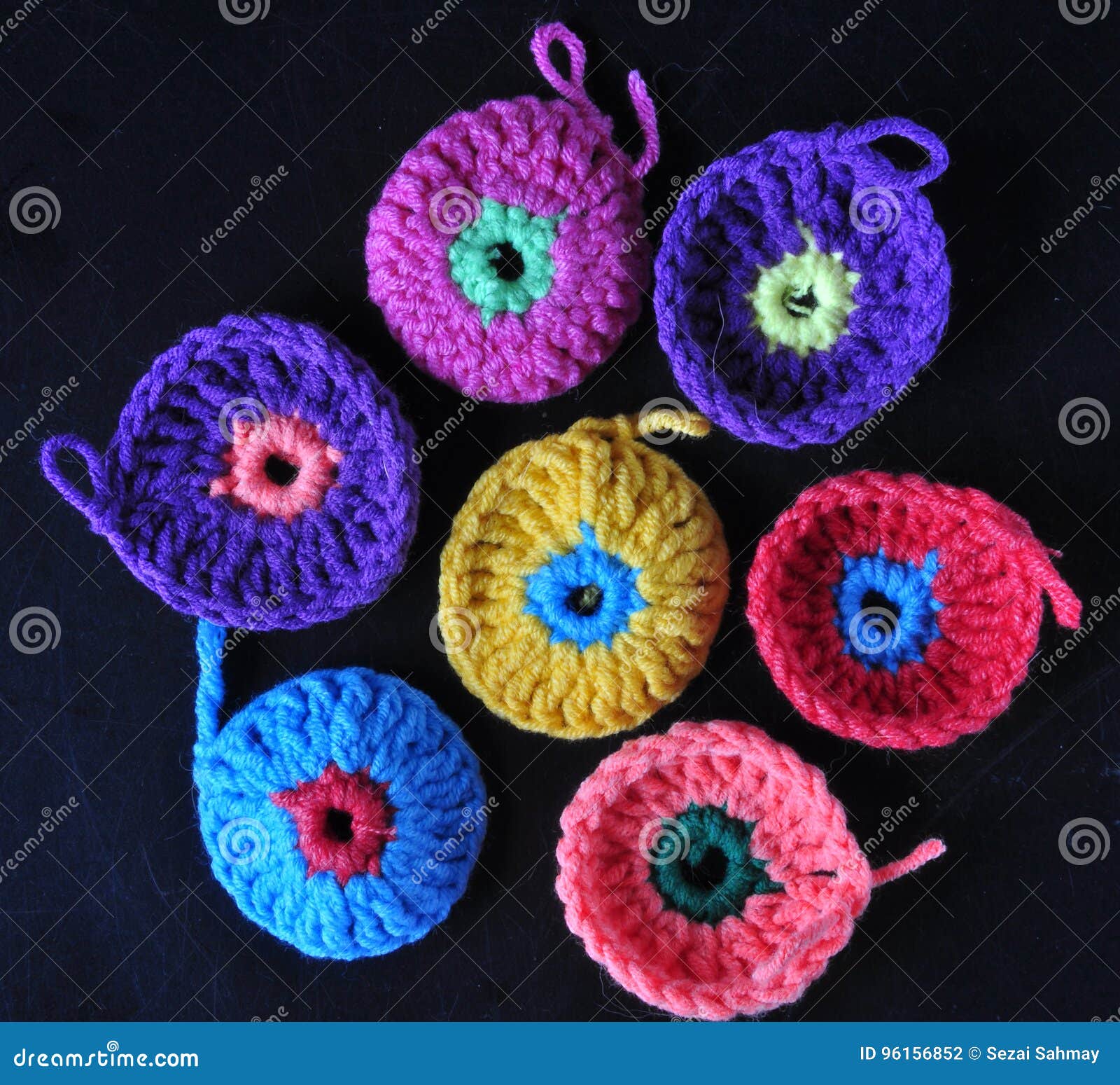 Crochet sample stock photo. Image of burgundy, hobby - 96156852