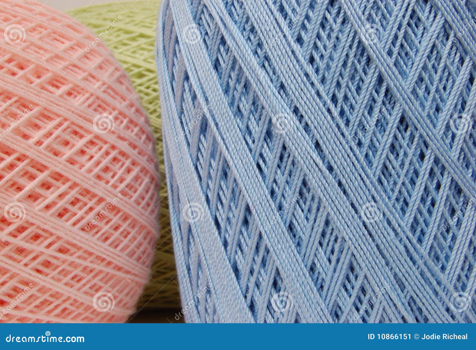 Crochet Thread - Baby Colors Stock Image - Image of pale, craft: 10866151