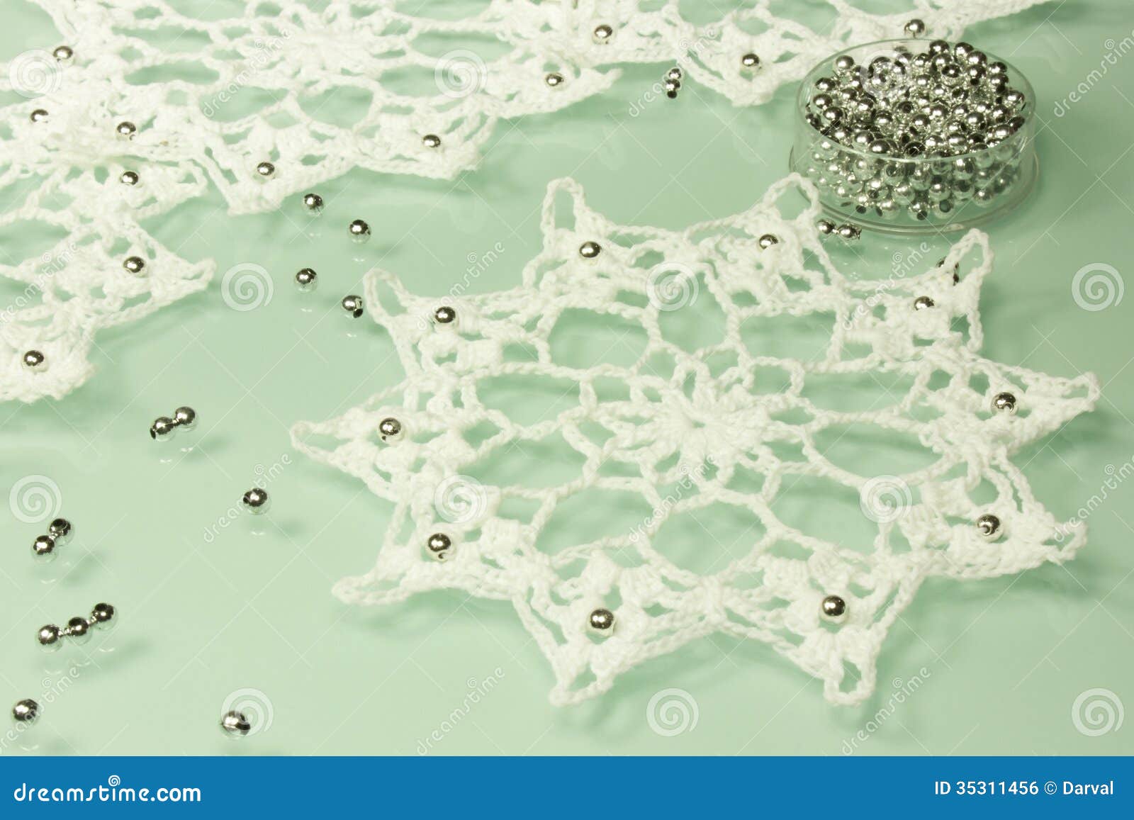 Crochet work stock photo. Image of craft, work, cotton - 35311456