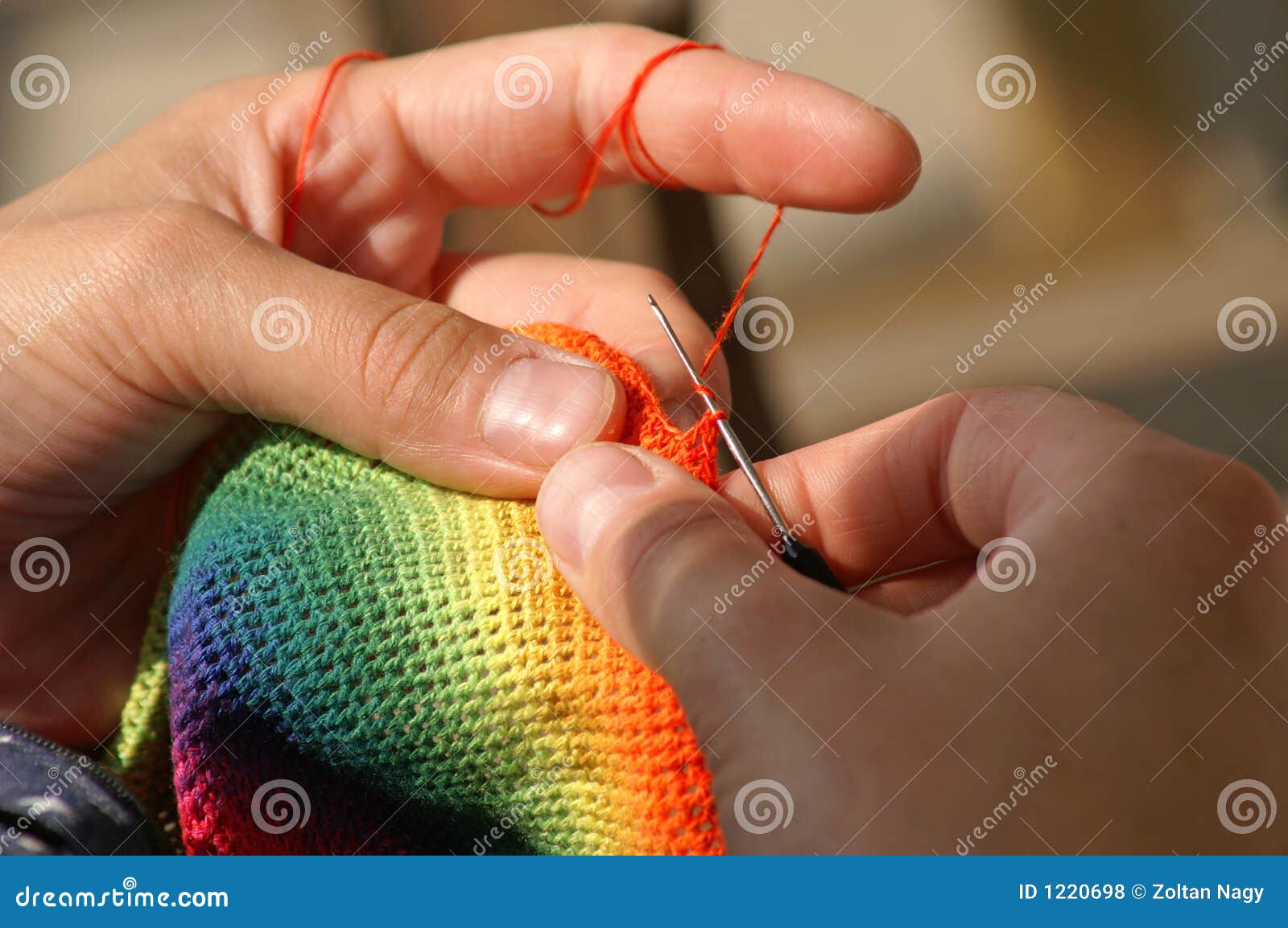 Crocheting stock photo. Image of hand, doily, craft, thread - 1220698