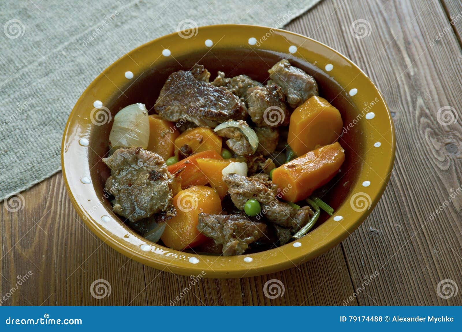 Crock pot Beef Stew stock photo. Image of healthy, parsley - 79174488