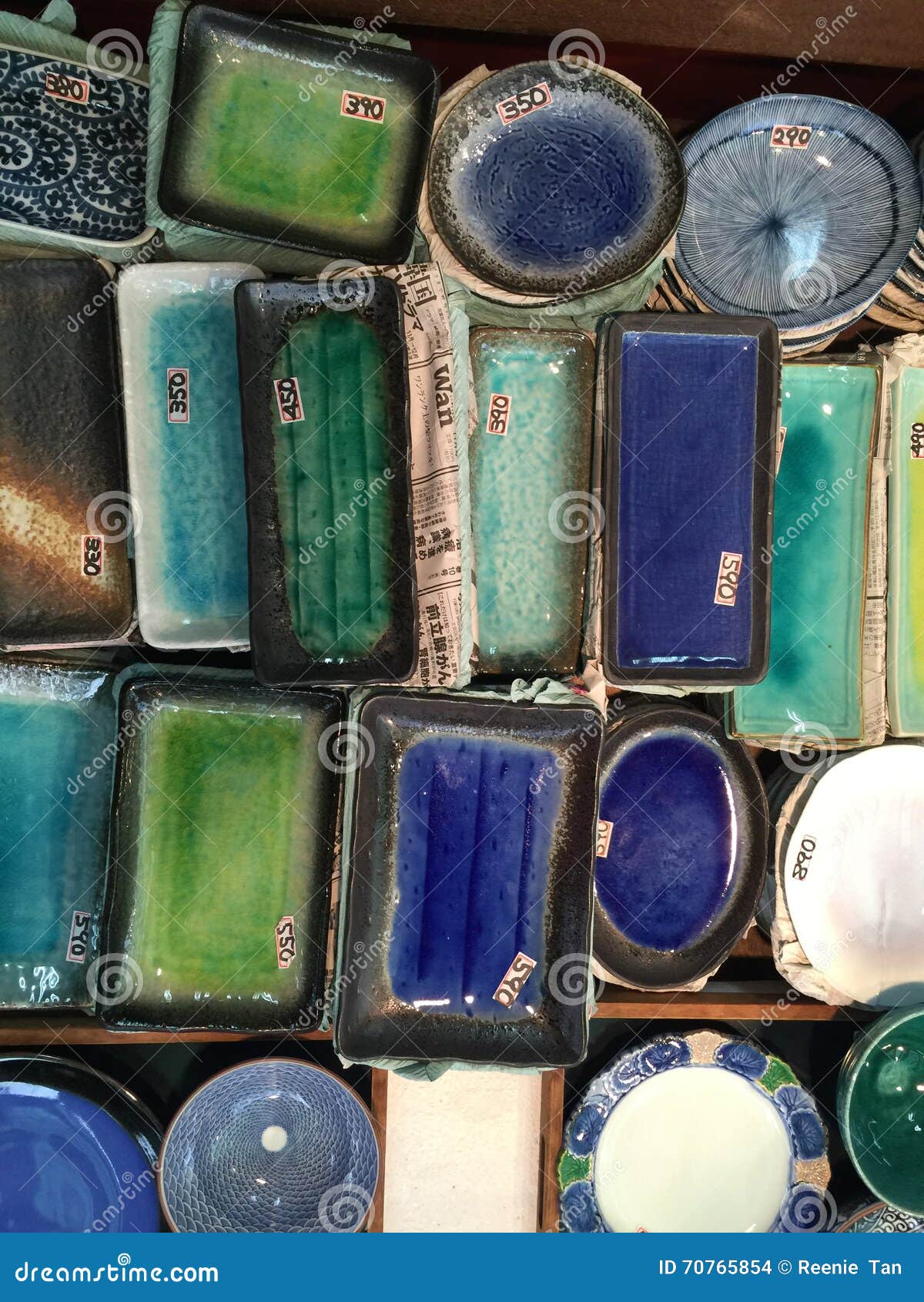 Crockeries stock photo. Image of creative, food, multicolored - 70765854