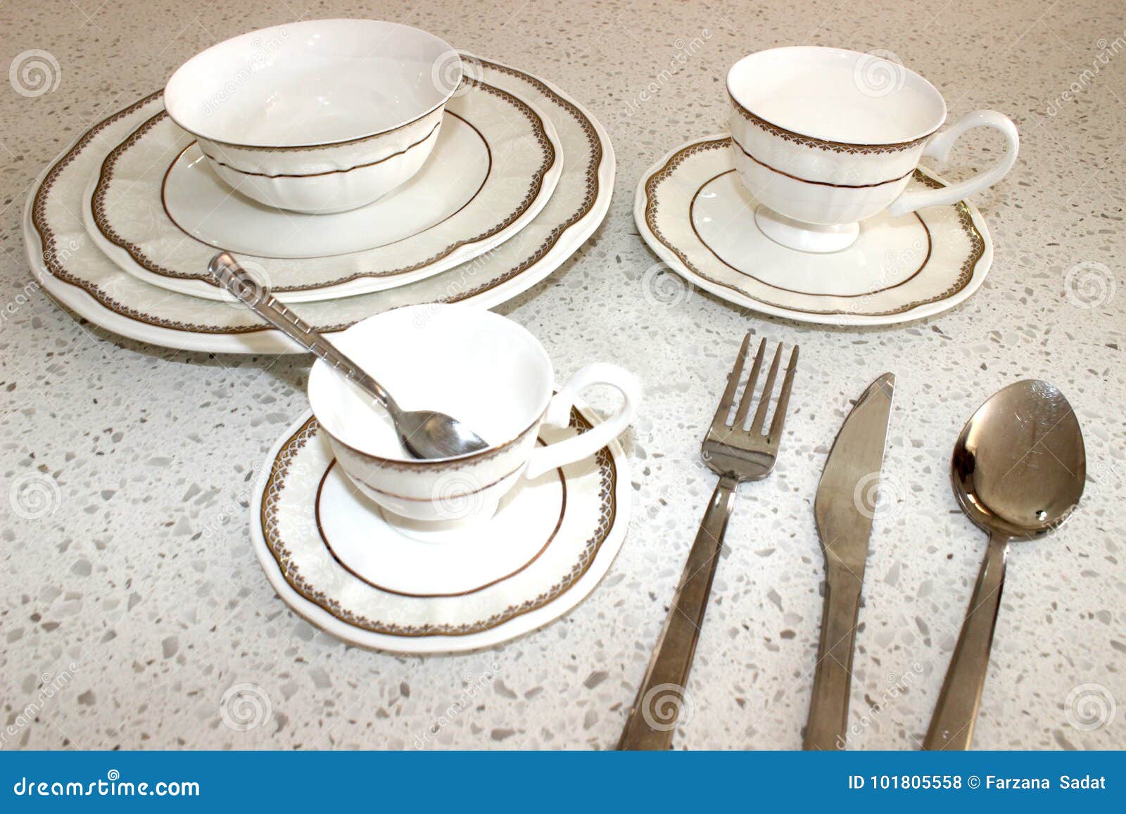 Crockery stock photo. Image of table, pottery, food - 101805558