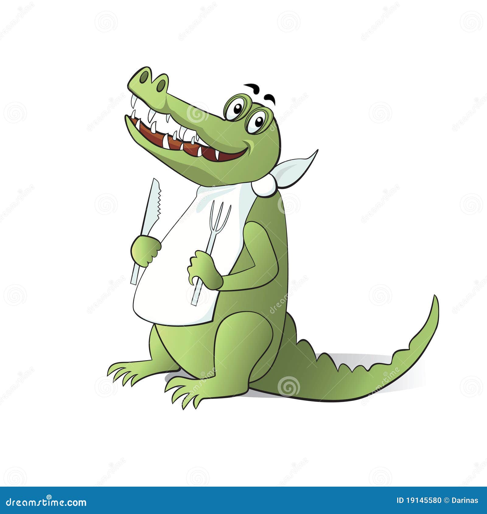 Alligators Eating Clip Art