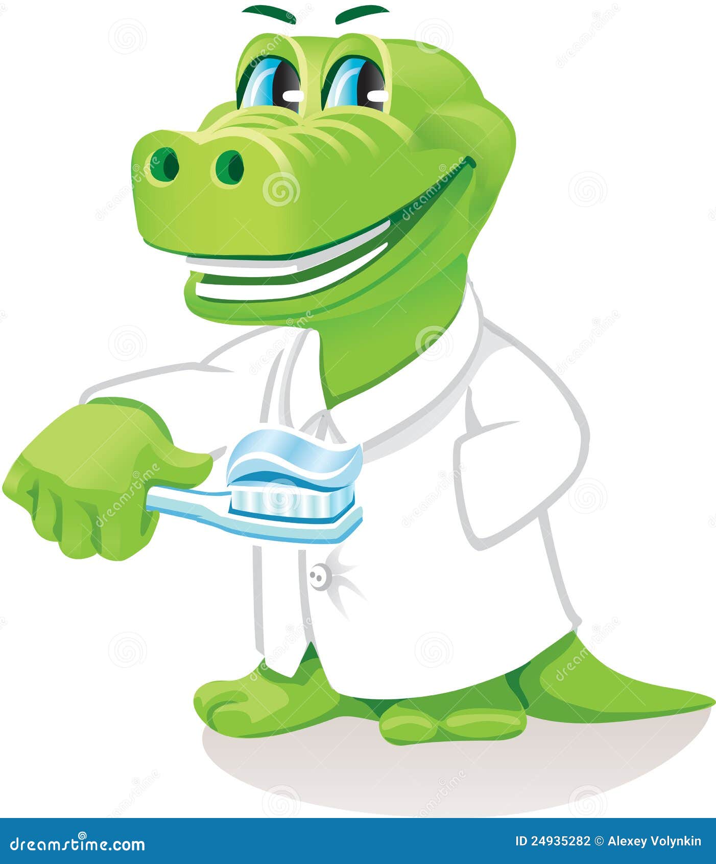 Crocodile stock illustration. Illustration of dentist - 24935282