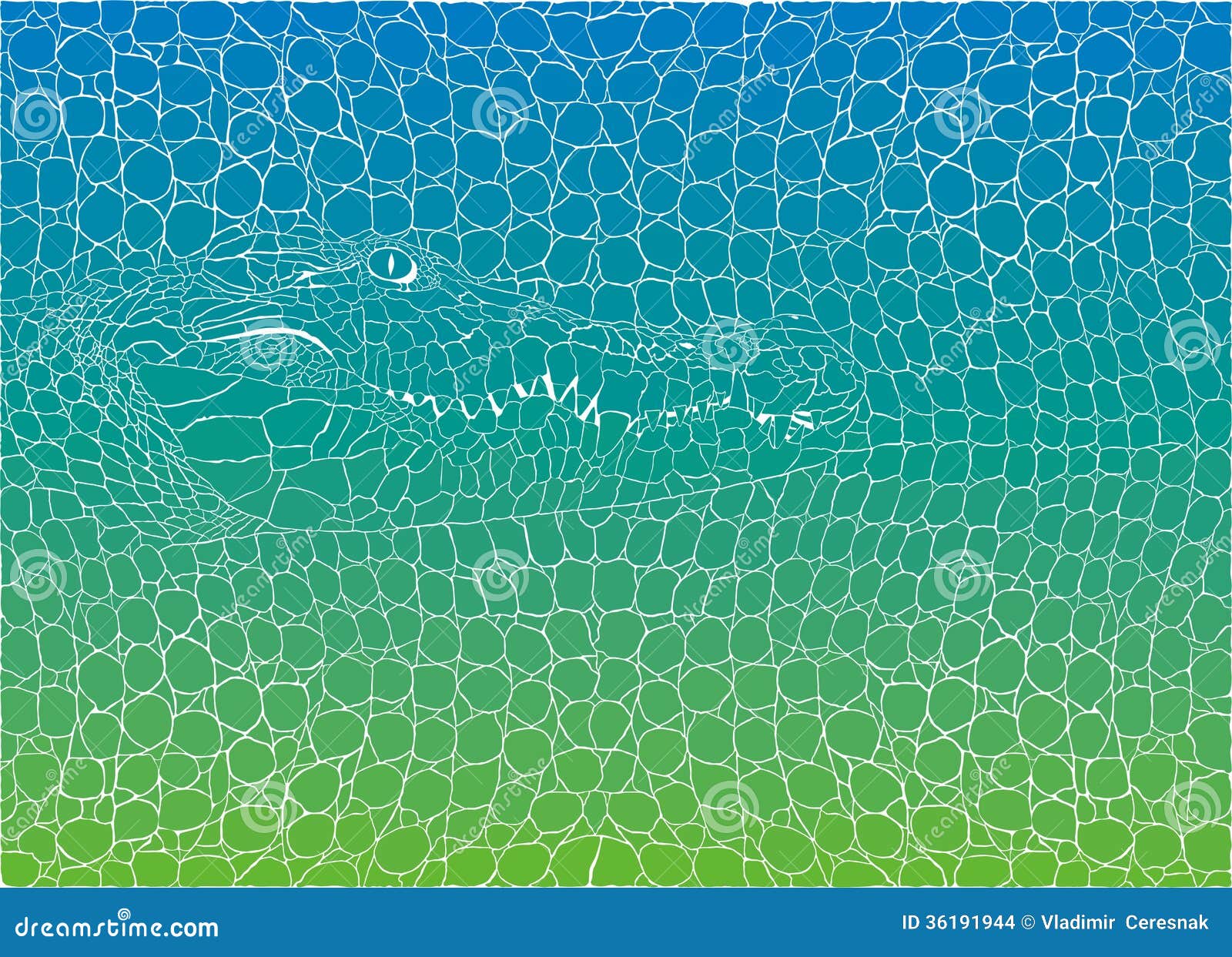 Crocodile Abstract Background Stock Vector - Illustration of design ...