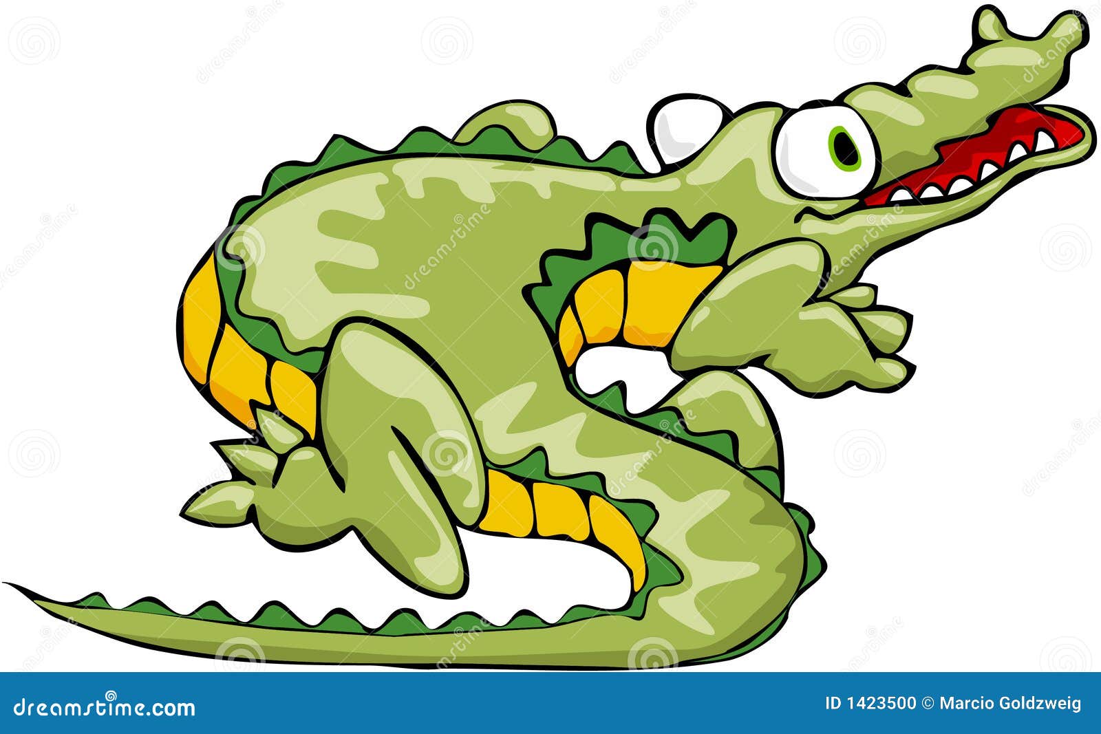 Crocodile Alligator stock illustration. Illustration of drawing - 1423500