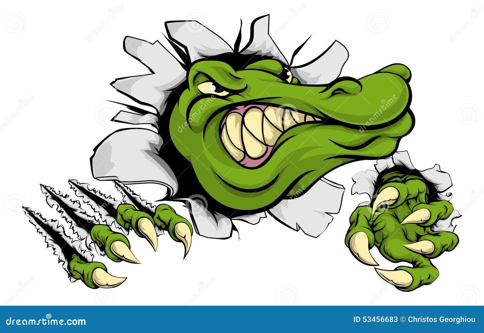 Punch And Crocodile Stock Image | CartoonDealer.com #33080503