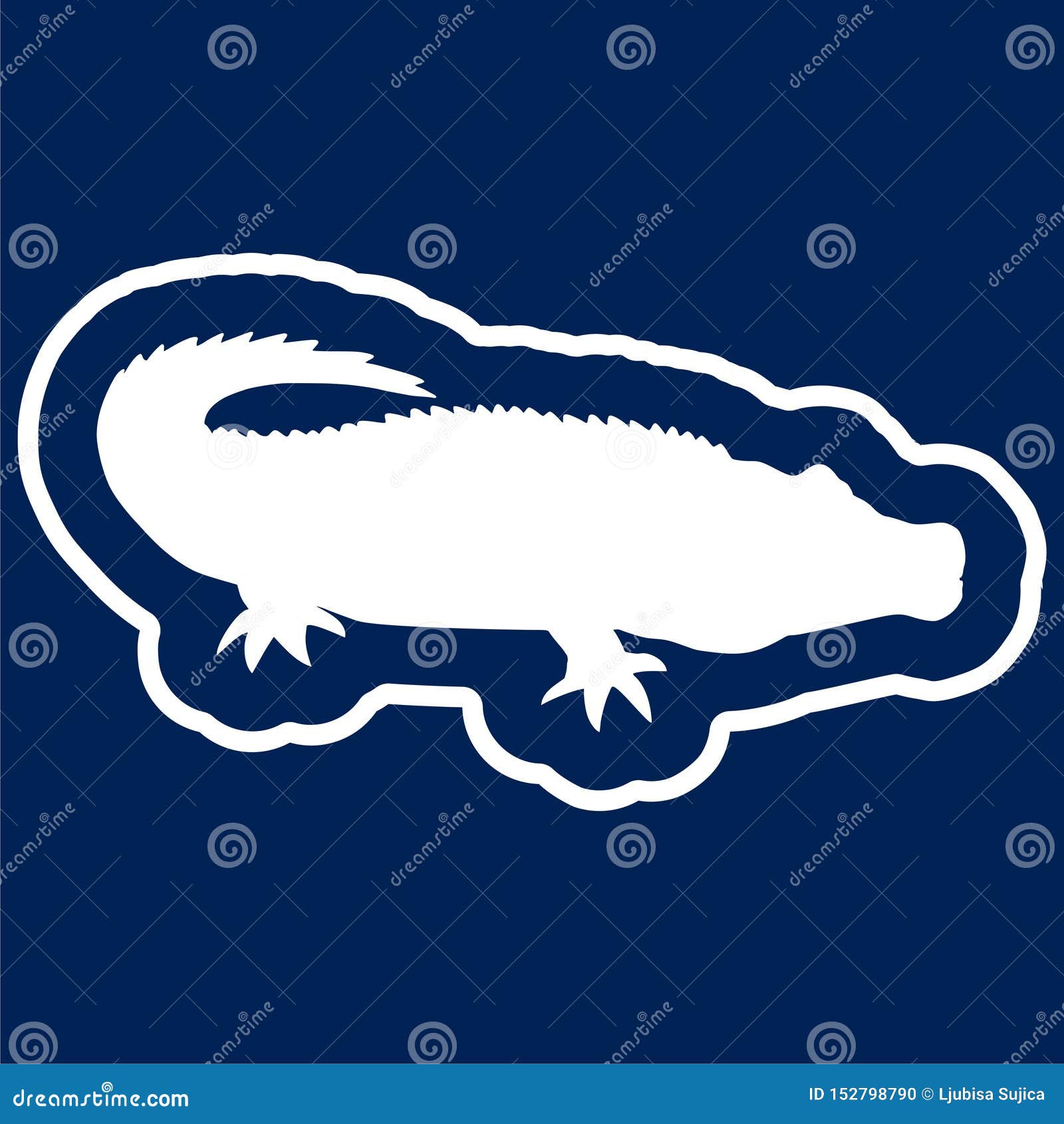 Crocodile Icon - Illustration Stock Vector - Illustration of creativity ...