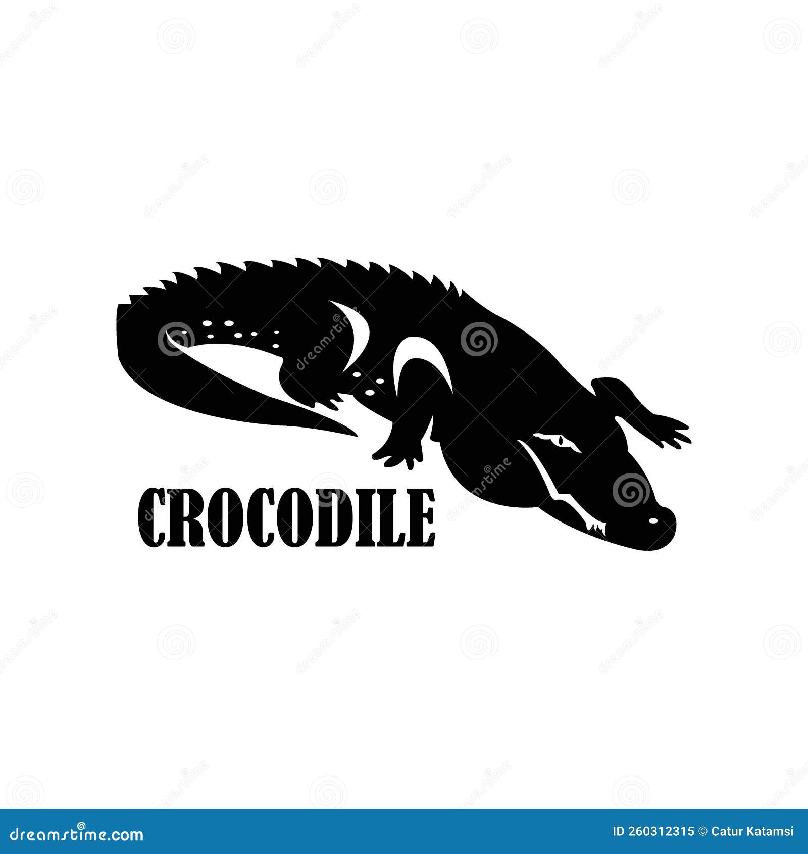 Crocodile icon logo design stock vector. Illustration of leather ...