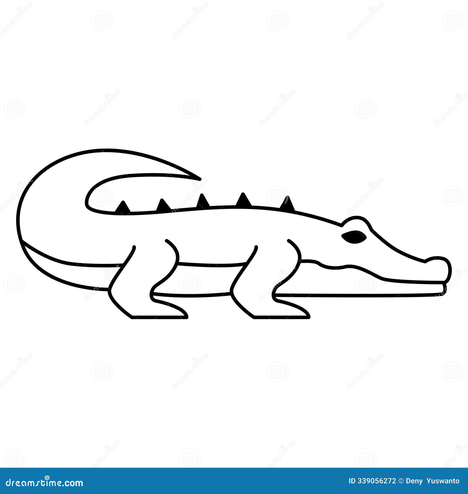 Crocodile Icon Logo Design Illustration | CartoonDealer.com #254954482