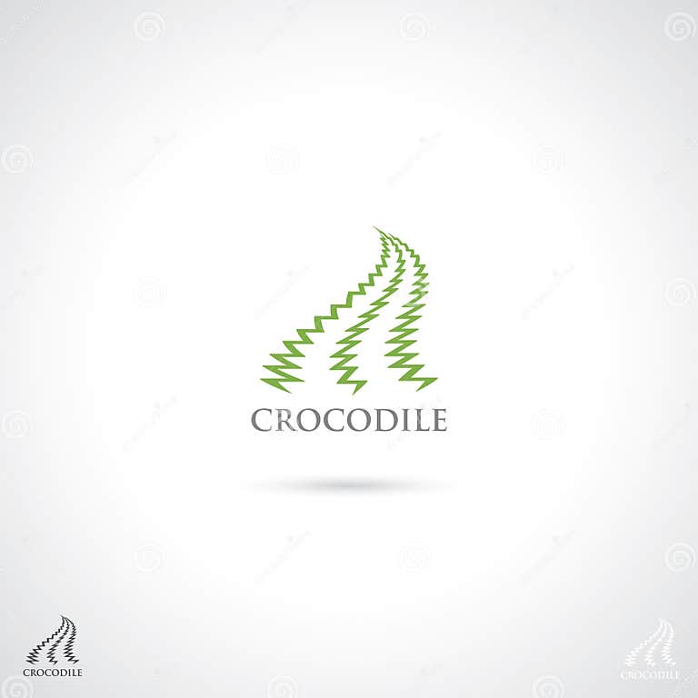 Crocodile label stock vector. Illustration of dangerous - 32566160