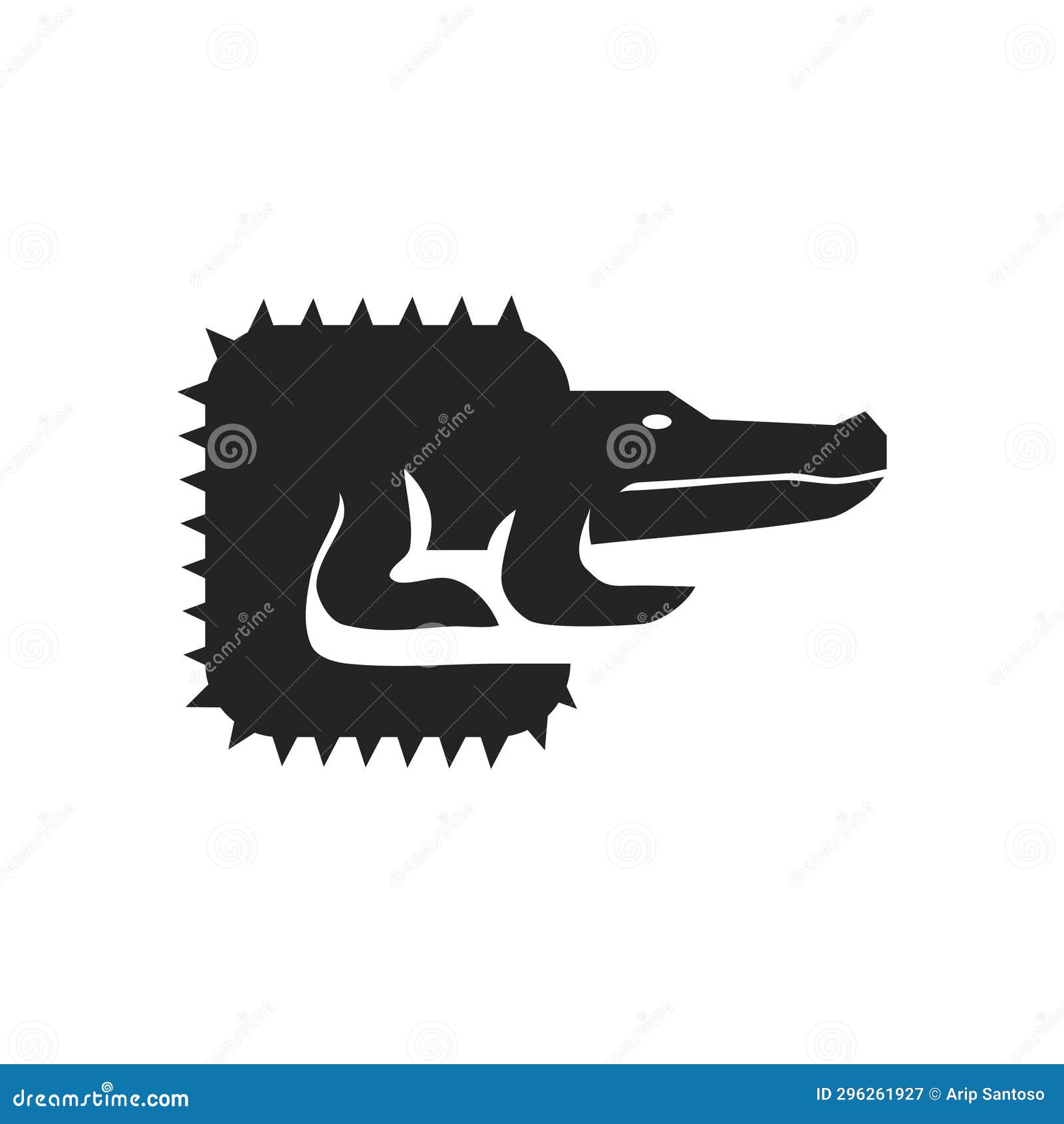 Crocodile Logo Template Isolated. Brand Identity. Icon Abstract Vector ...