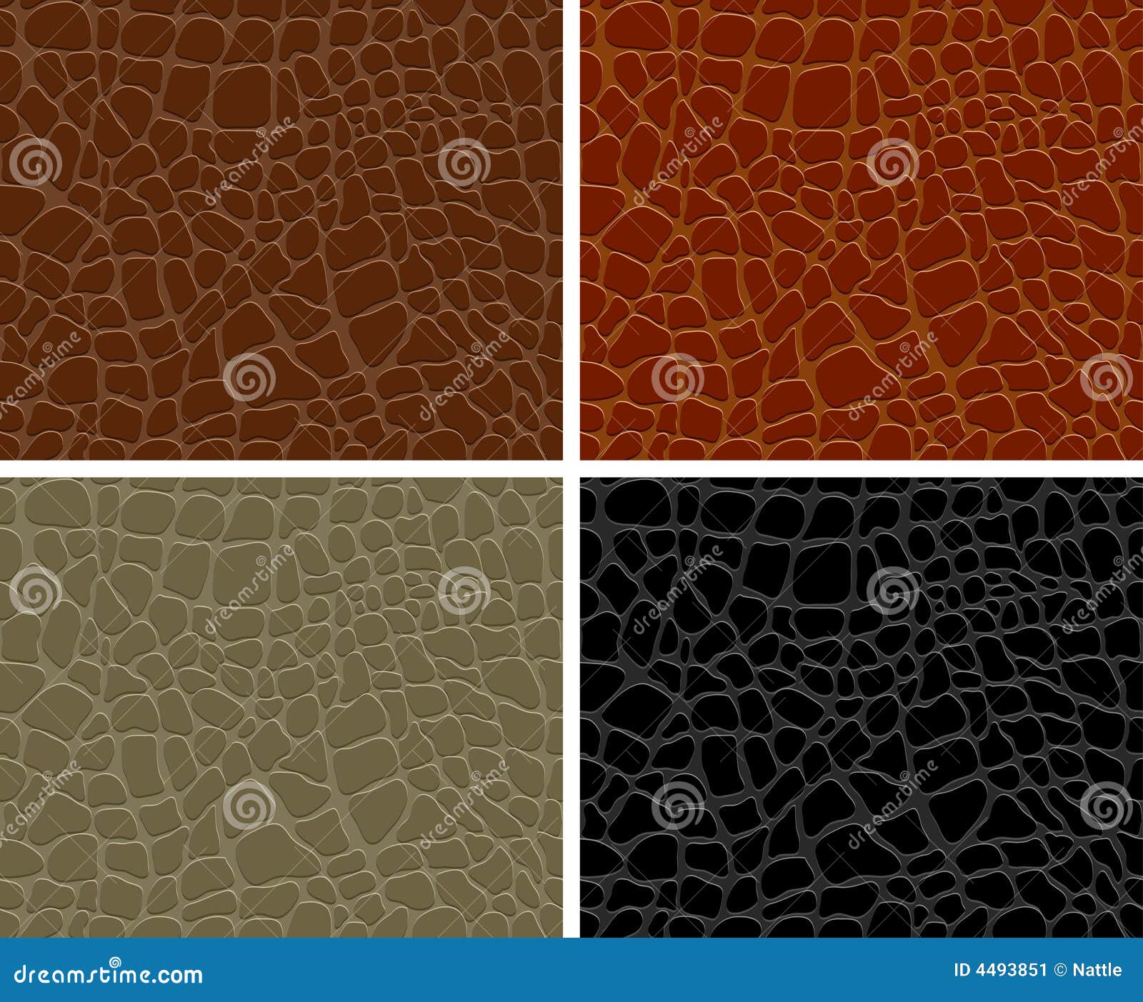 Crocodile Skin Cartoon Vector | CartoonDealer.com #4493851