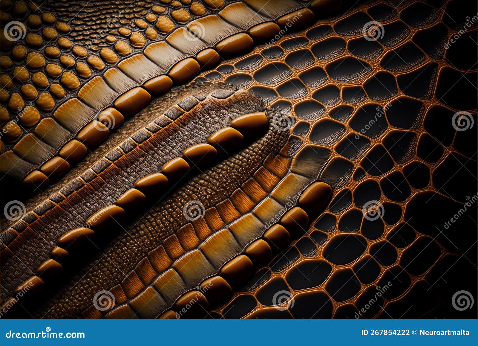 Crocodile Skin Patterns stock illustration. Illustration of scales ...