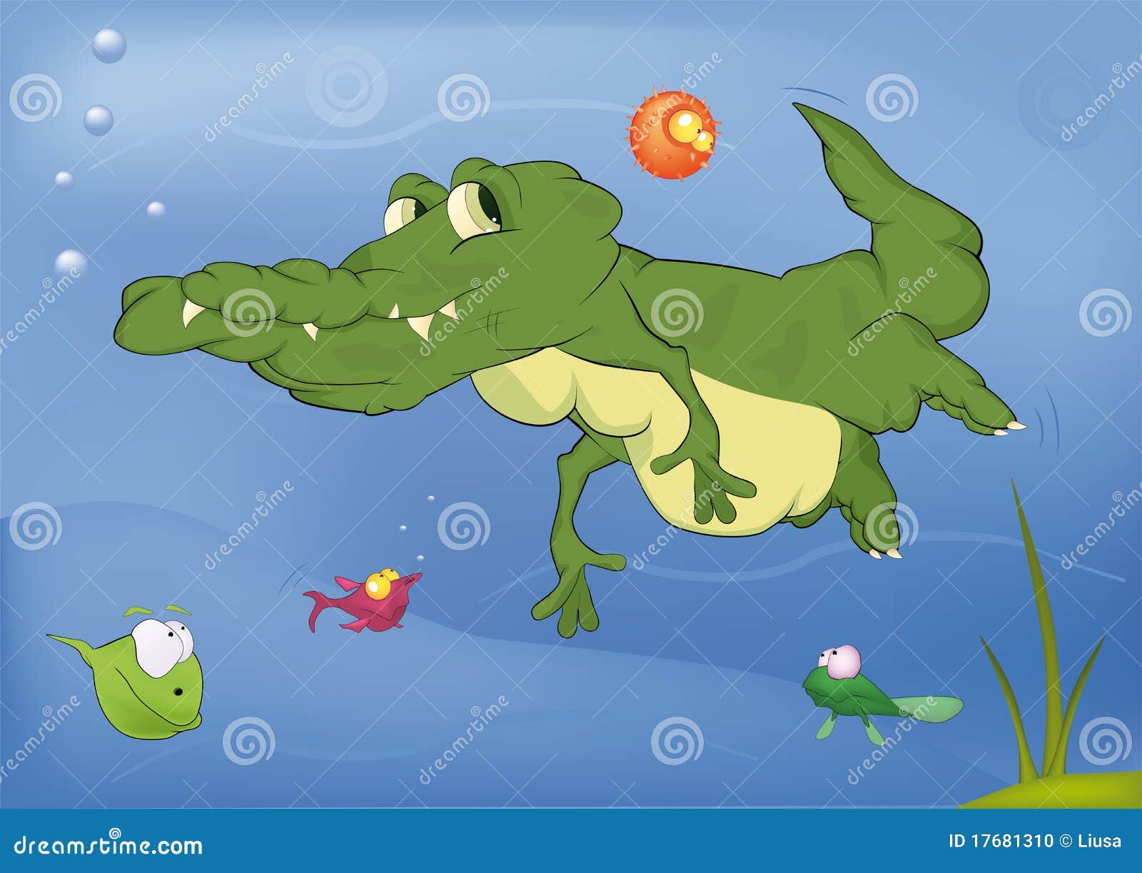 Crocodile Aggression Stock Illustrations – 525 Crocodile Aggression ...