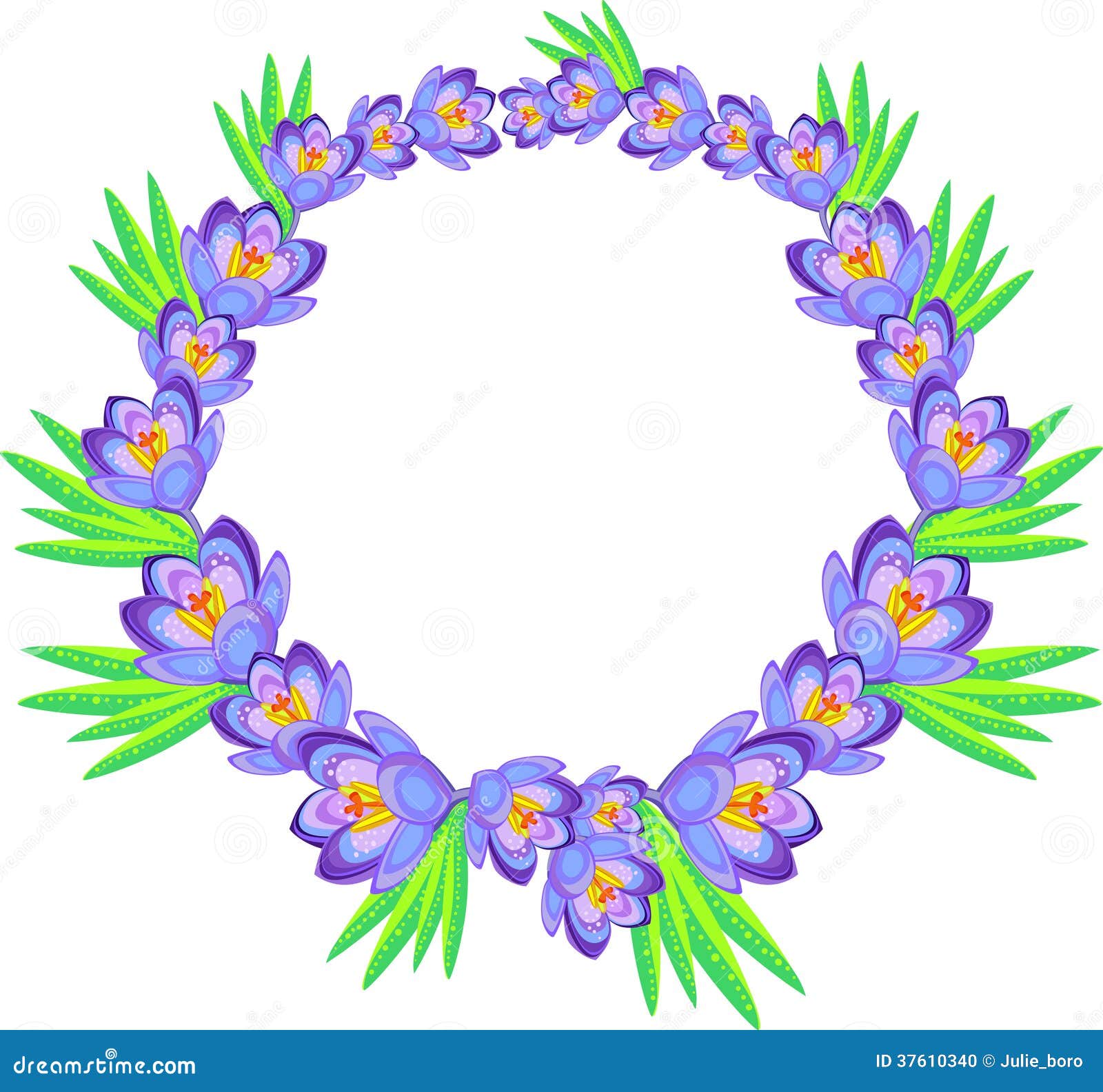 Crocus Frame Stock Illustrations – 1,772 Crocus Frame Stock ...